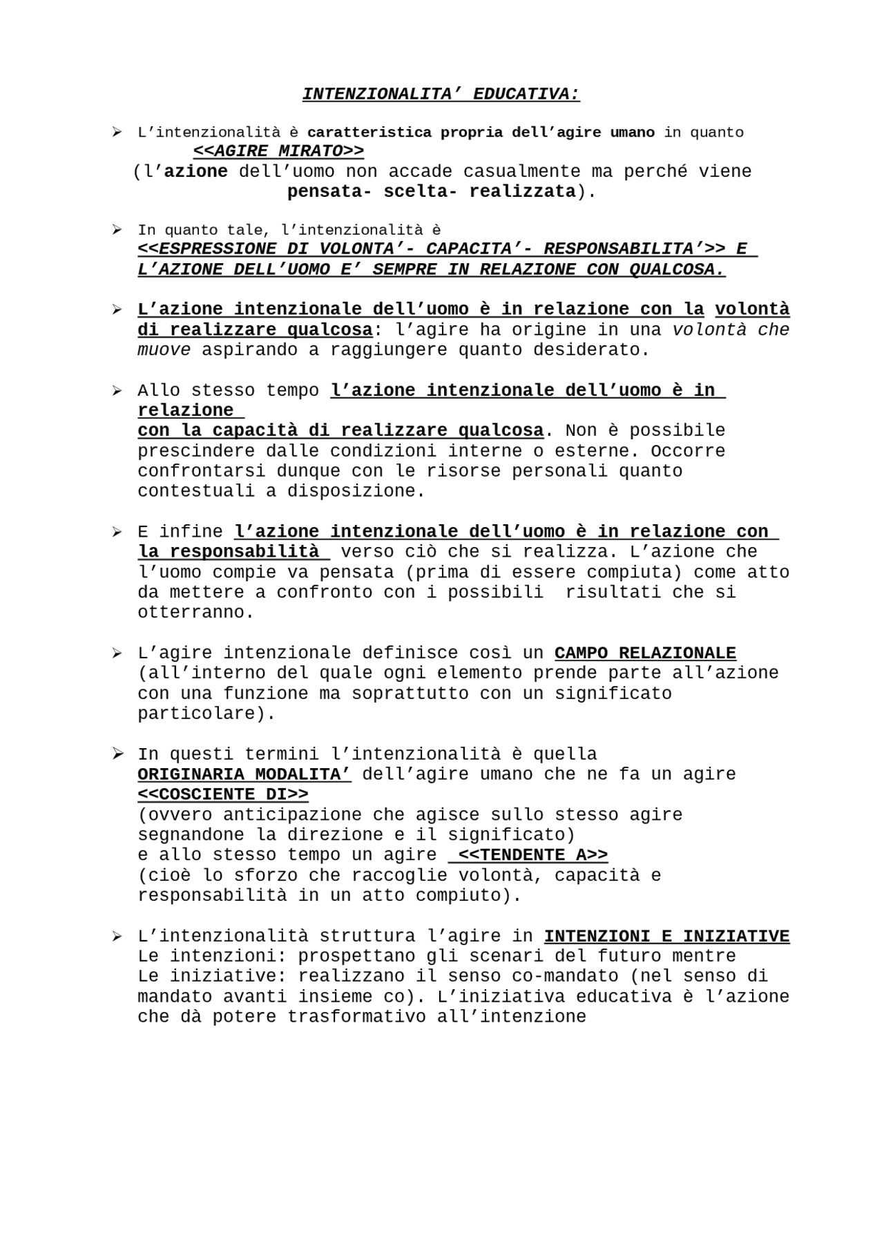 Capire Educazionenosari Docsity