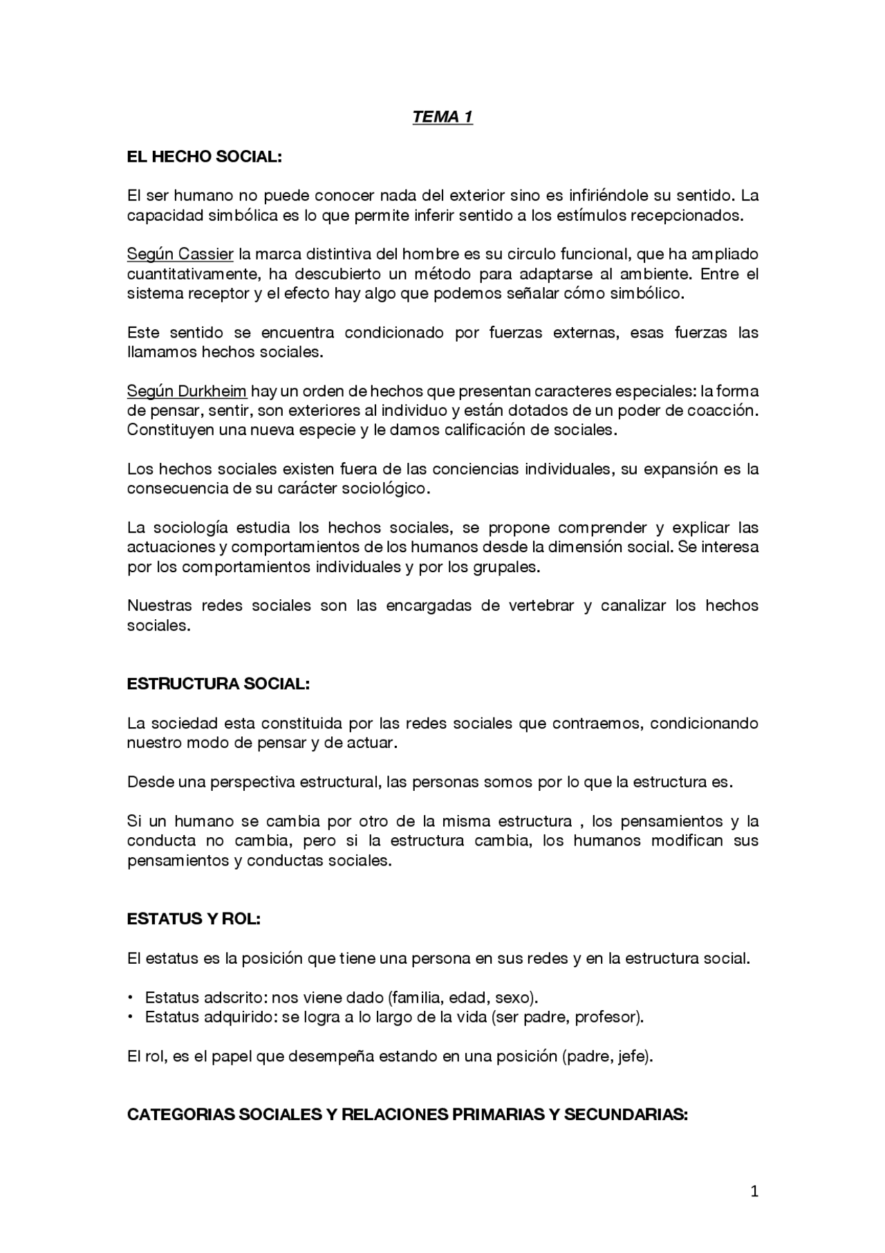 Apuntes Completos Sociologia Docsity