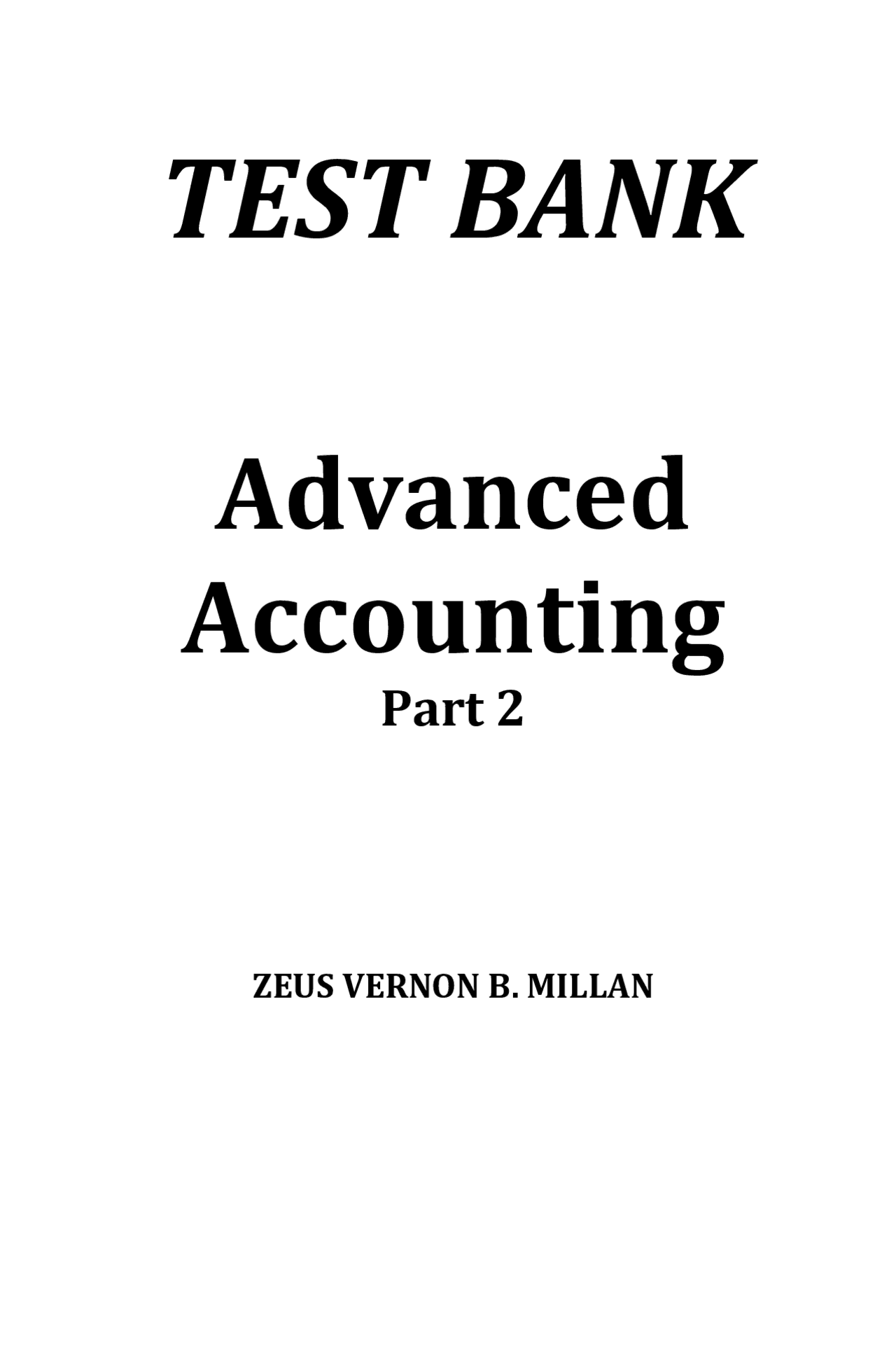 Intermediate Accounting Docsity