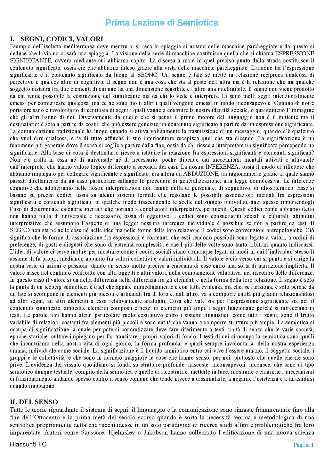 Gianfranco Marrone Prima Lezione Di Semiotica Laterza Docsity