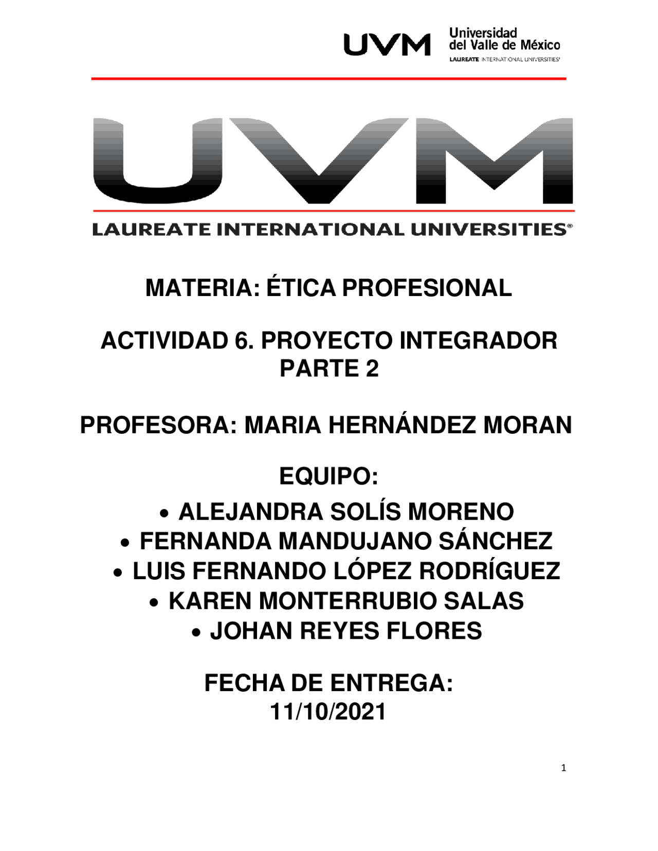Actividad 6 Etica Profesional Ejercicios De Ética Docsity