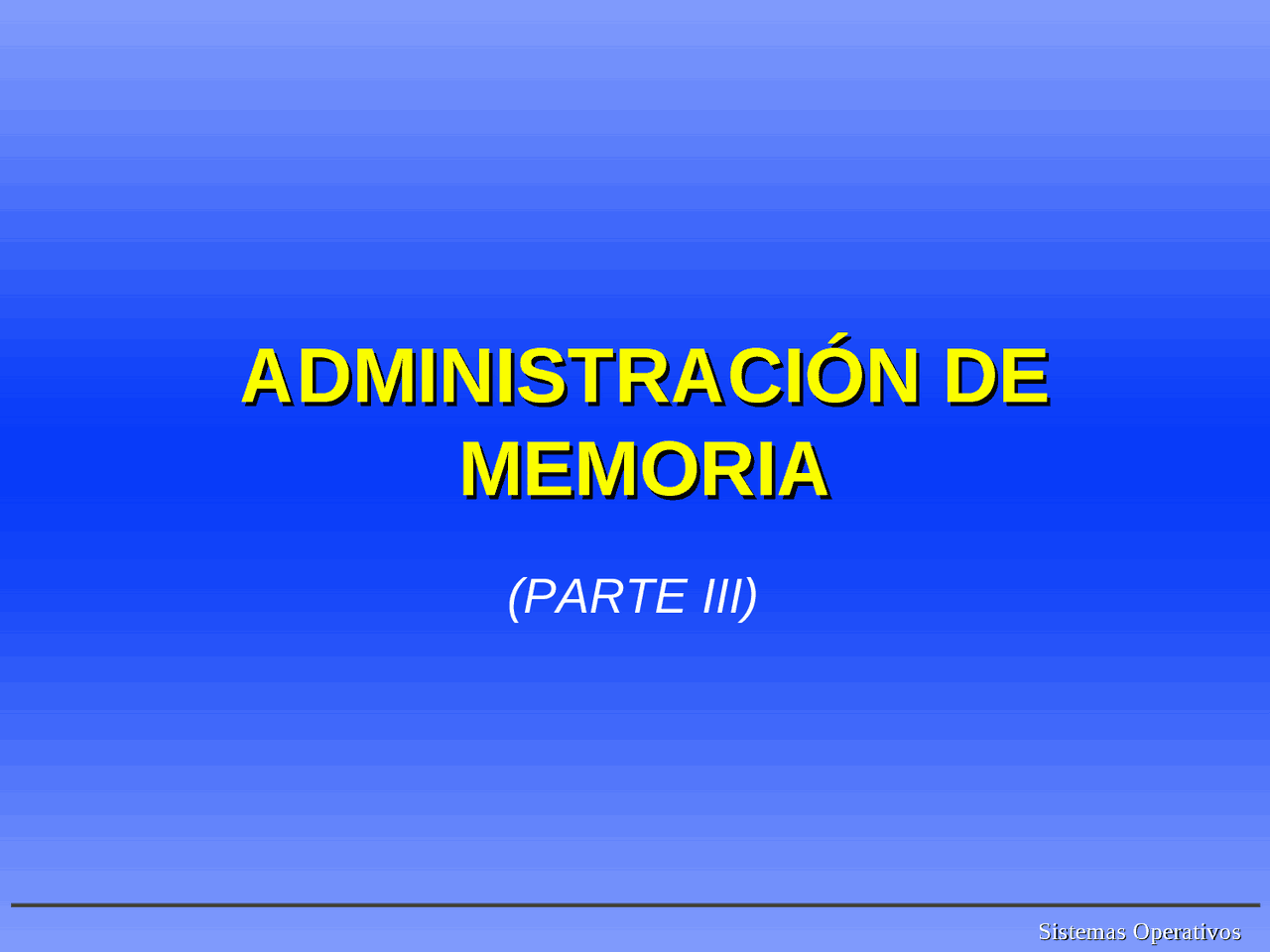 Administración de memoria - Docsity