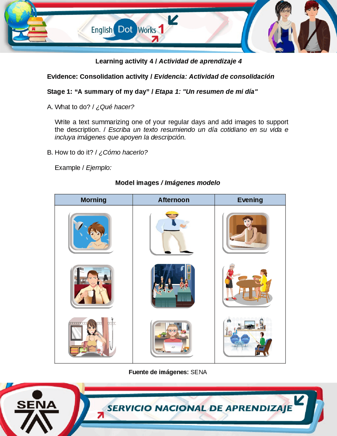 Ingles Sena Beginer Words 123 Docsity