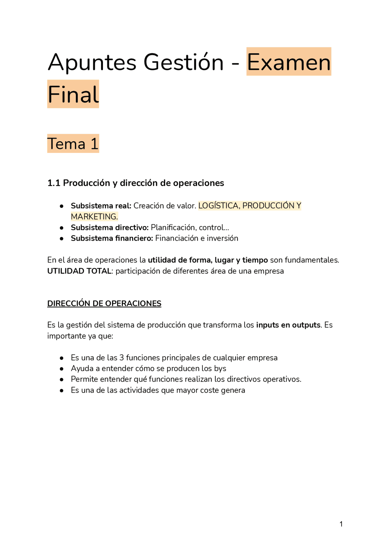 Resumen Apuntes Gestión Docsity
