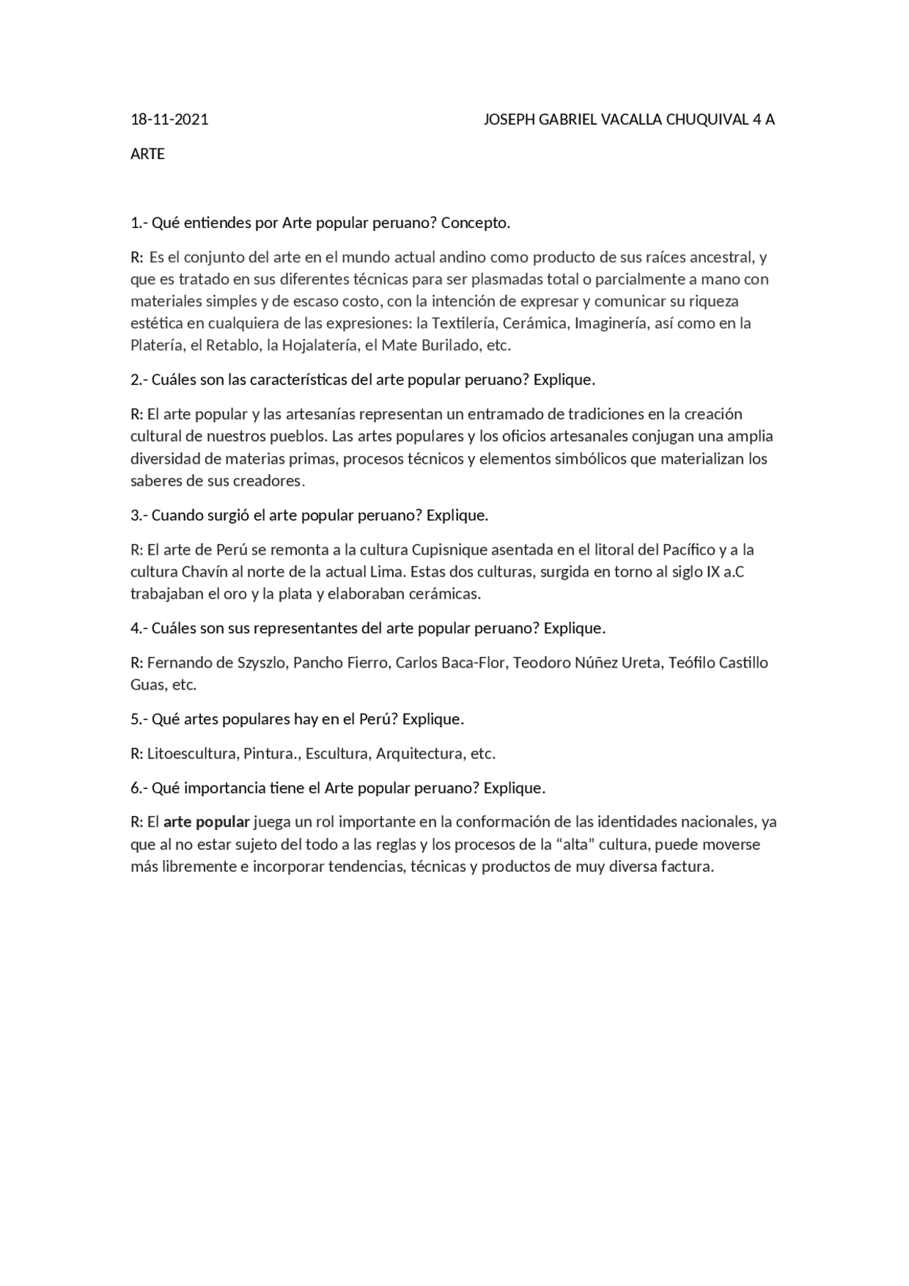 Tareas de secundaria - Docsity