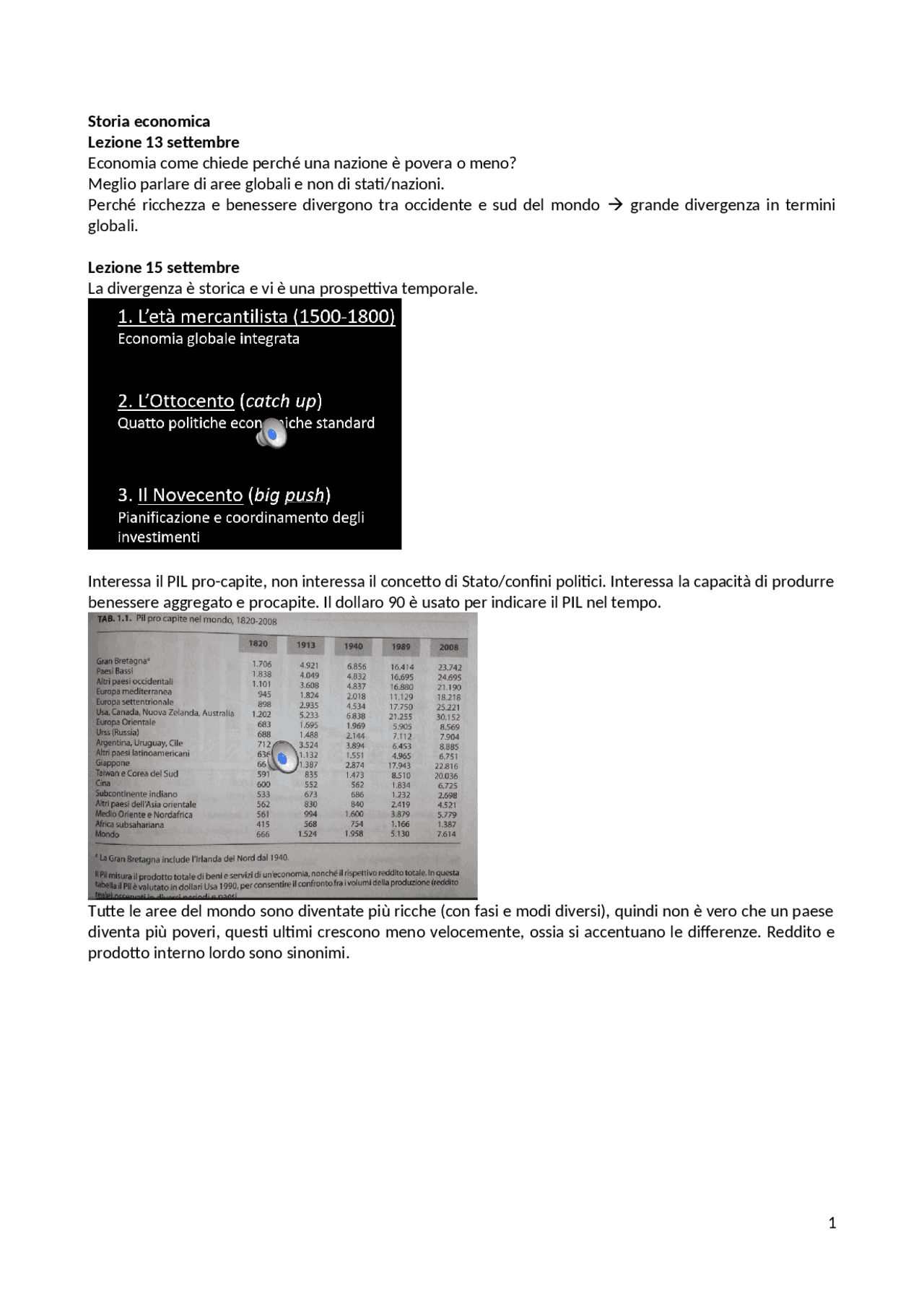 Slide E Appunti Primi 3 Cfu Storia Economica Docsity