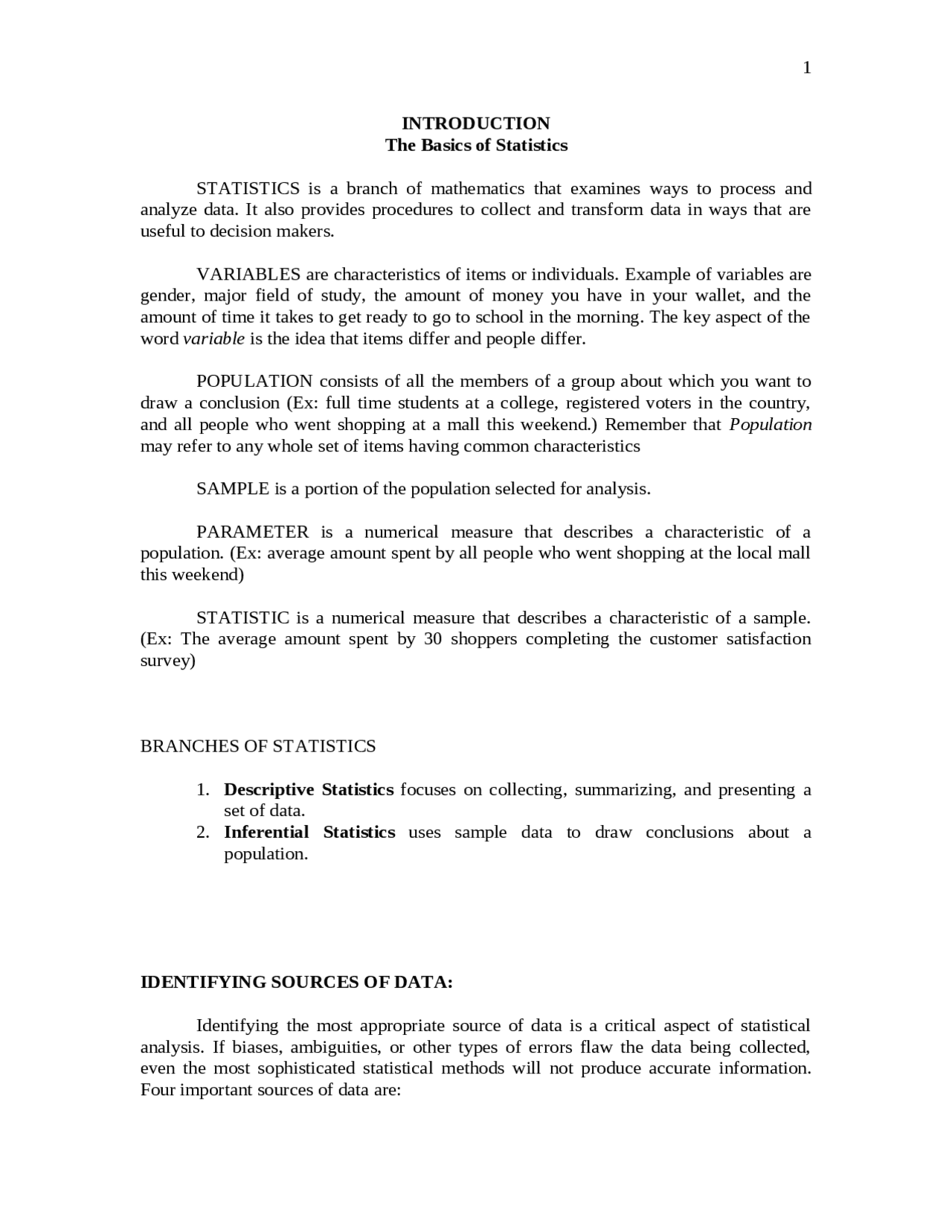 Statistics For Research Presentation And Lecture Docsity