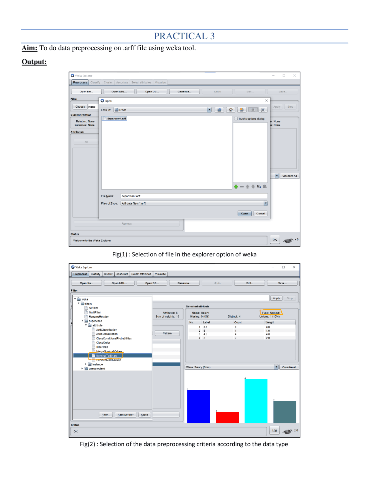 Data Warehousing Practical Docsity