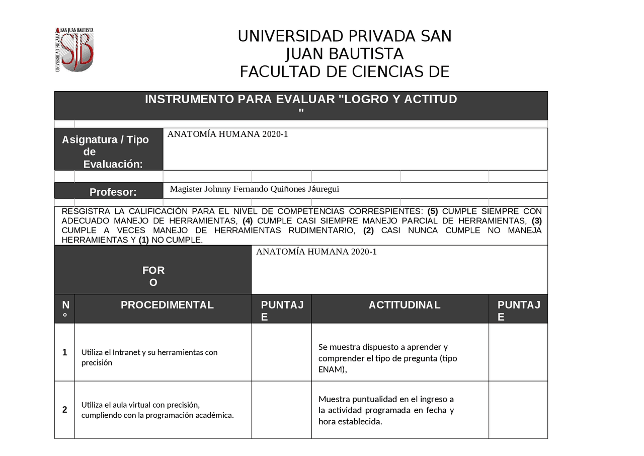 Anatomía Humana 2020 1 Docsity