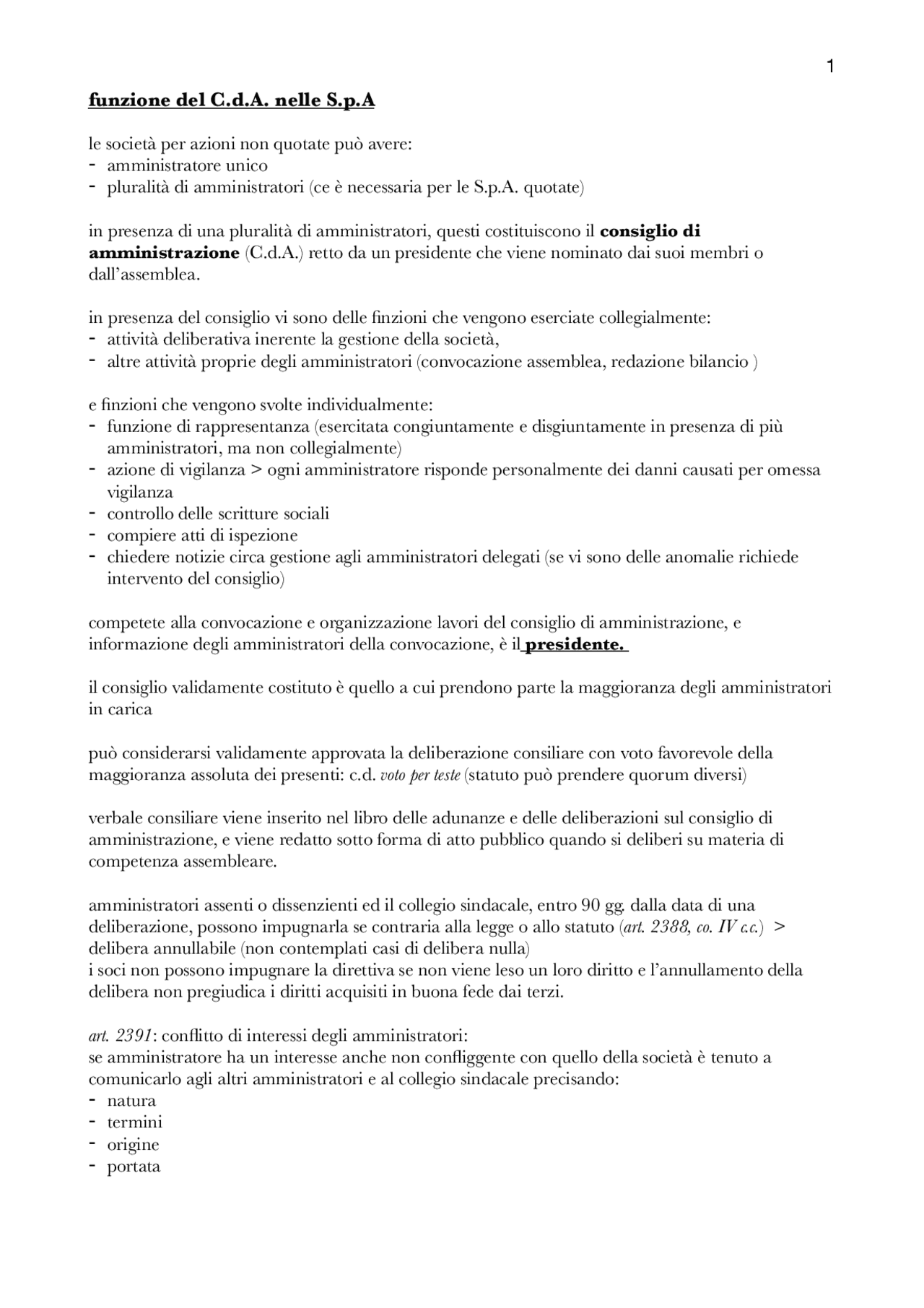 Argomenti Diritto Commerciale Docsity