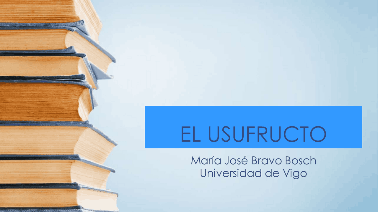 El Usufructo: Definición, Origen y Características | Apuntes de Derecho ...