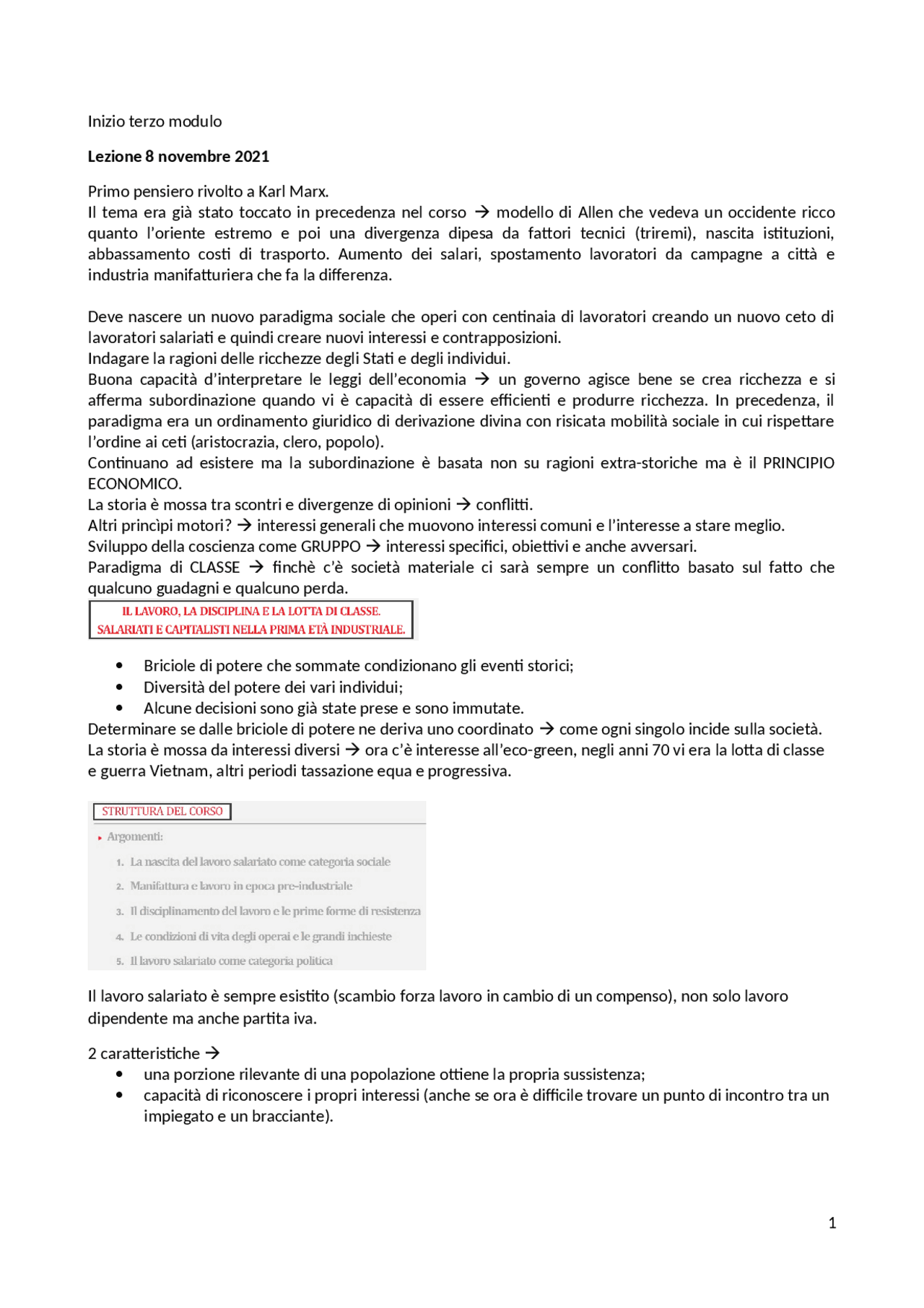 Storia Economica Appunti Terzo Modulo Docsity