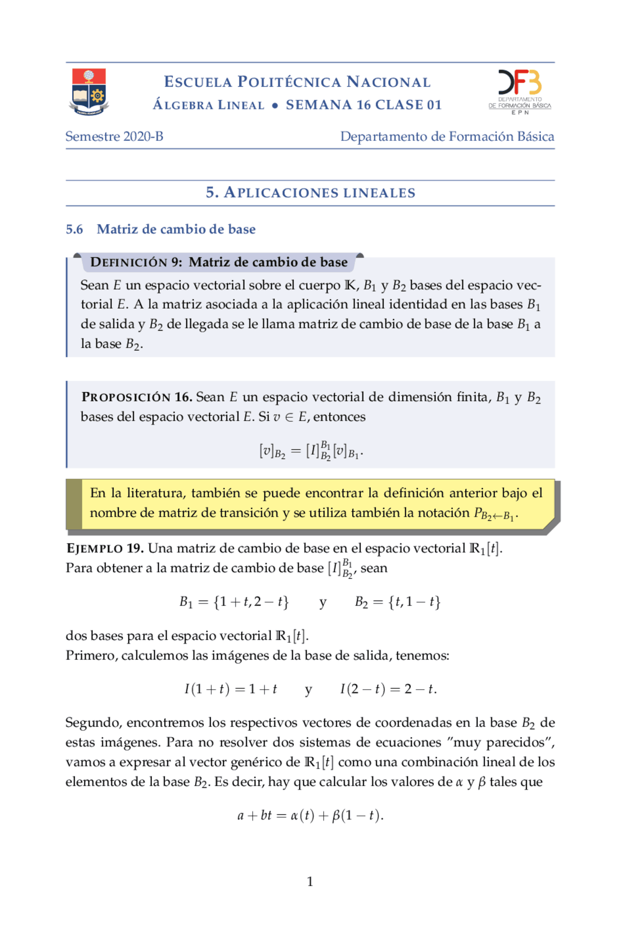 Algebra Lineal Matrices Espacios Vectoriales Ejercicios De Álgebra