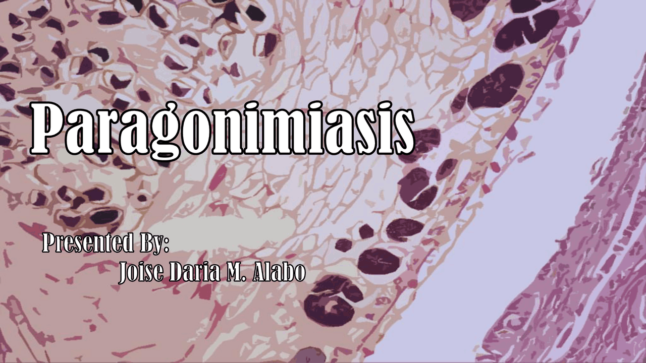Paragonimiasis and there etiologic agent - Docsity