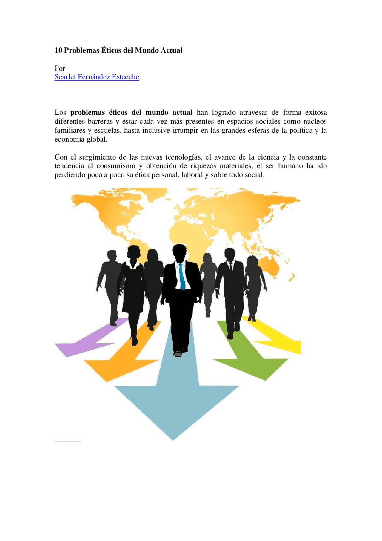 10 Problemas Éticos Actuales _ Los dilemas éticos de las sociedades ...
