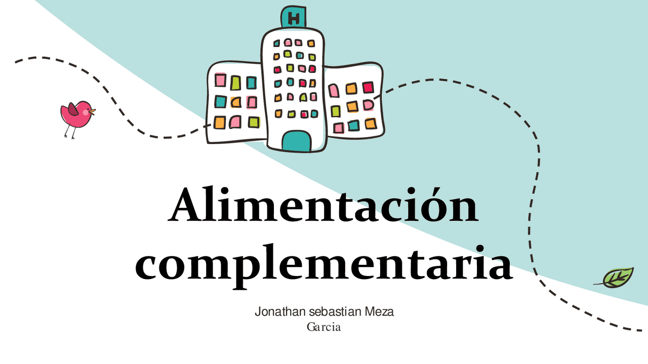 Alimentacion complementaria - Docsity