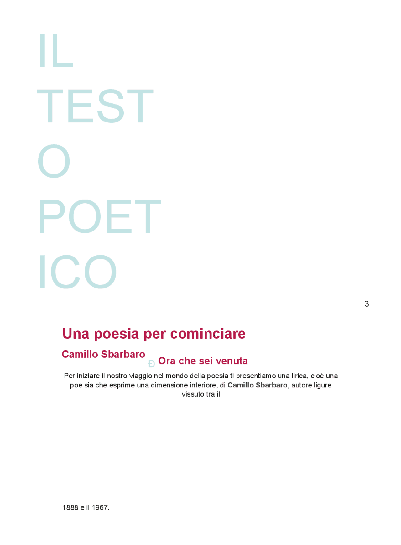 Figure Retoriche E Testi Poetici Docsity