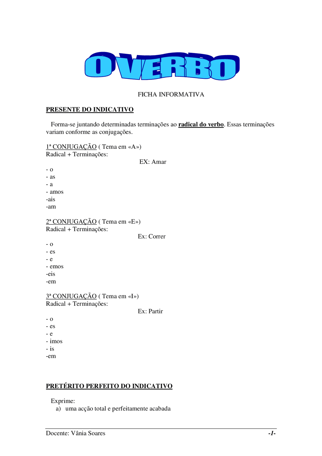 Portugues Fichas E Resumos Docsity