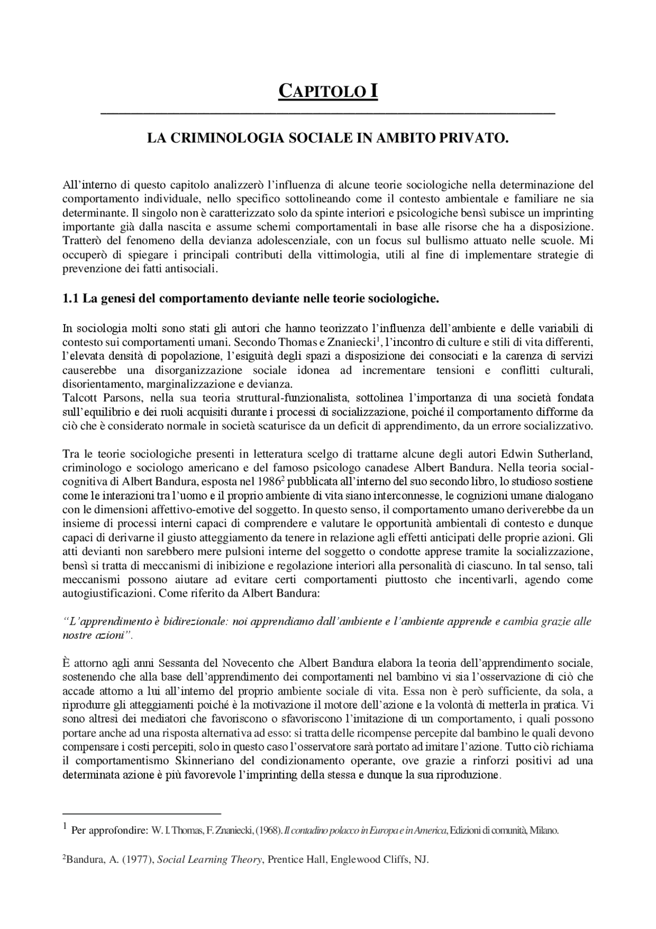 La Criminologia Civile In Ambito Privato Minorile Docsity