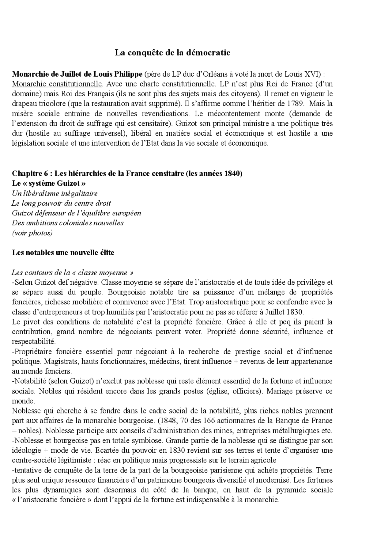 La France Du Xixe Siècle 1814 1914 Docsity