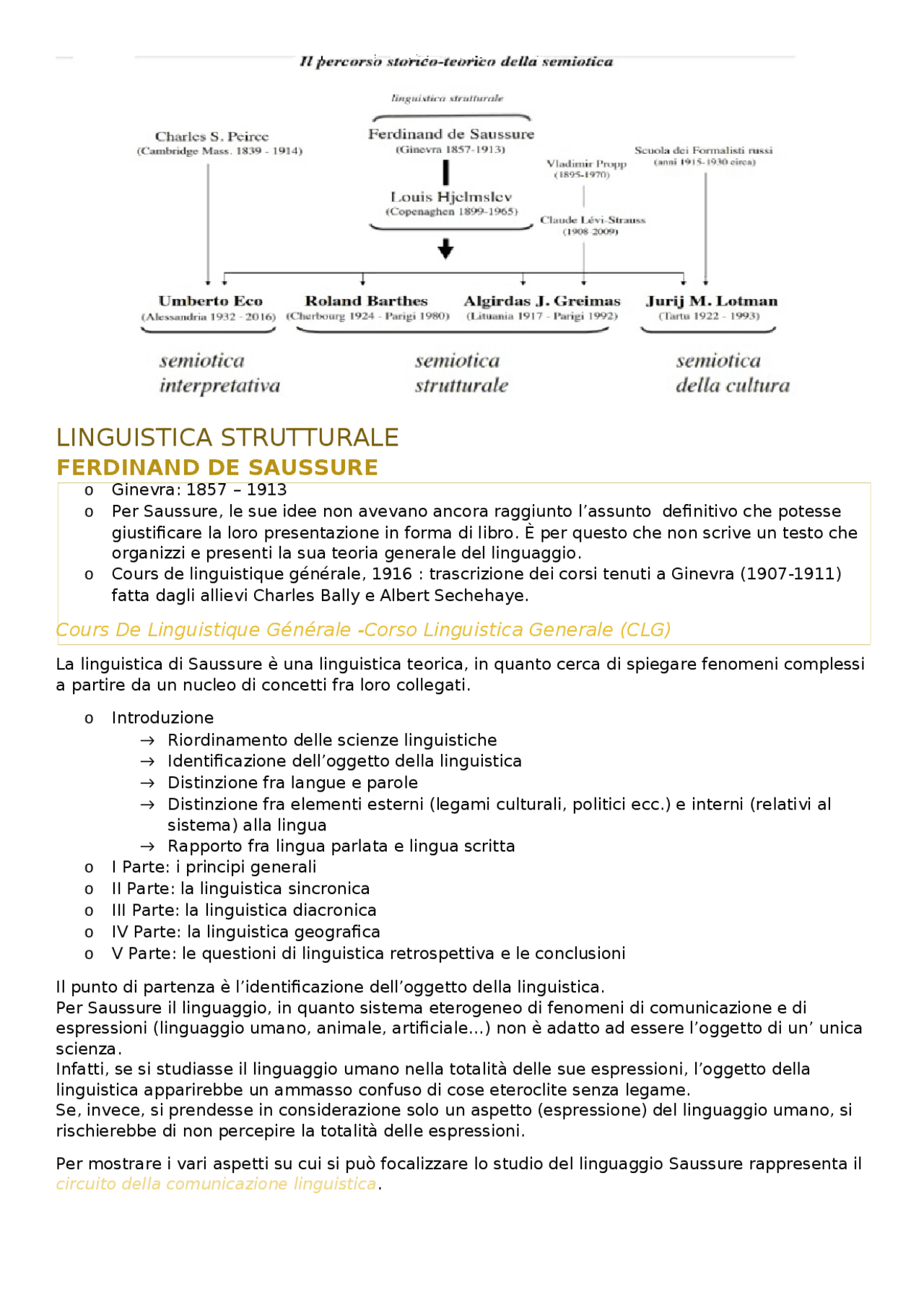 Le Basi Della Semiotica Docsity