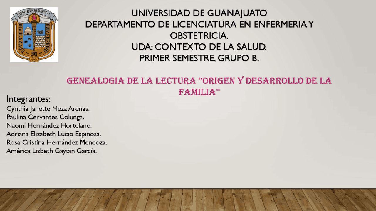 Familia sindiasmica presentación - Docsity