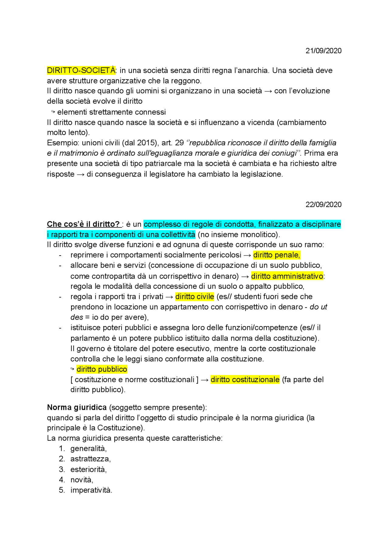 Esame Diritto Pubblico Docsity