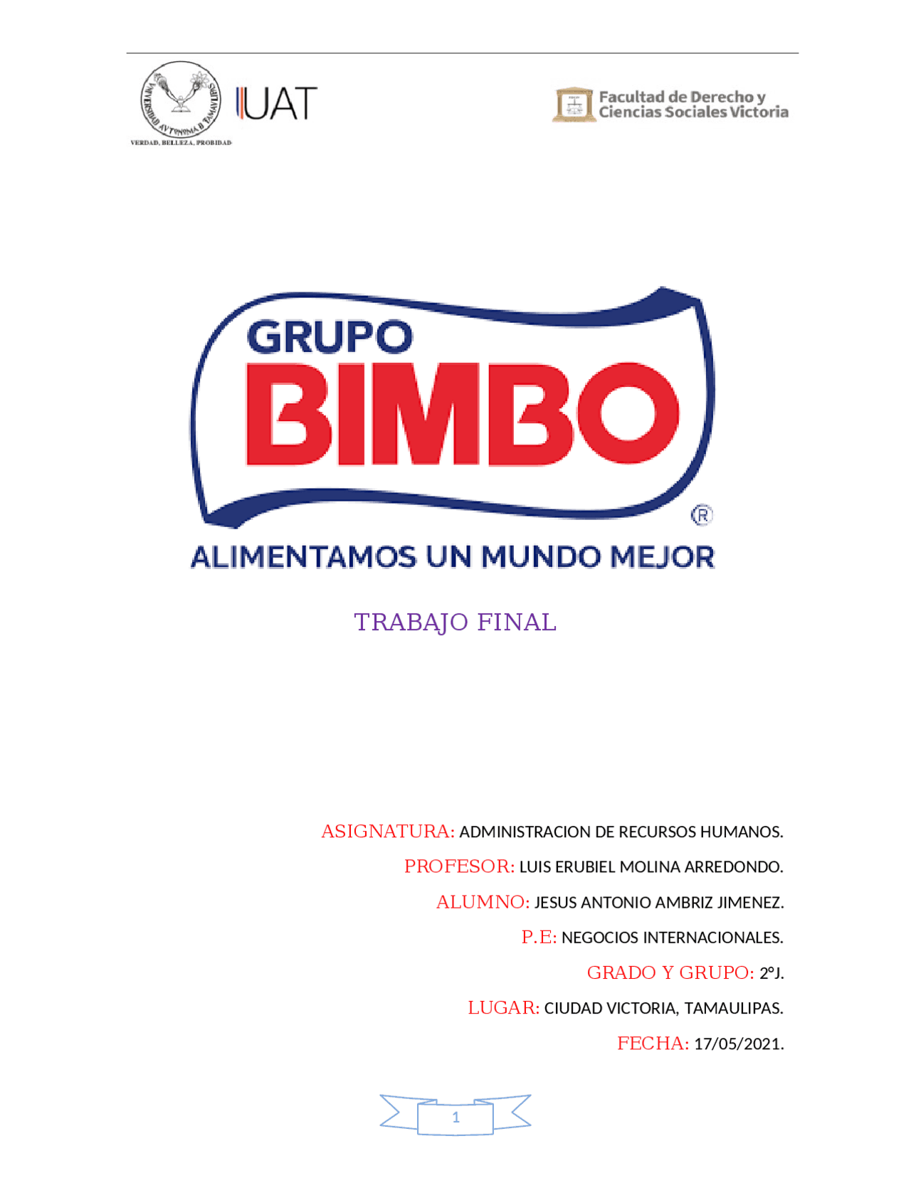 Ensayo sobre la empresa Bimbo | Monografías, Ensayos de Administración ...