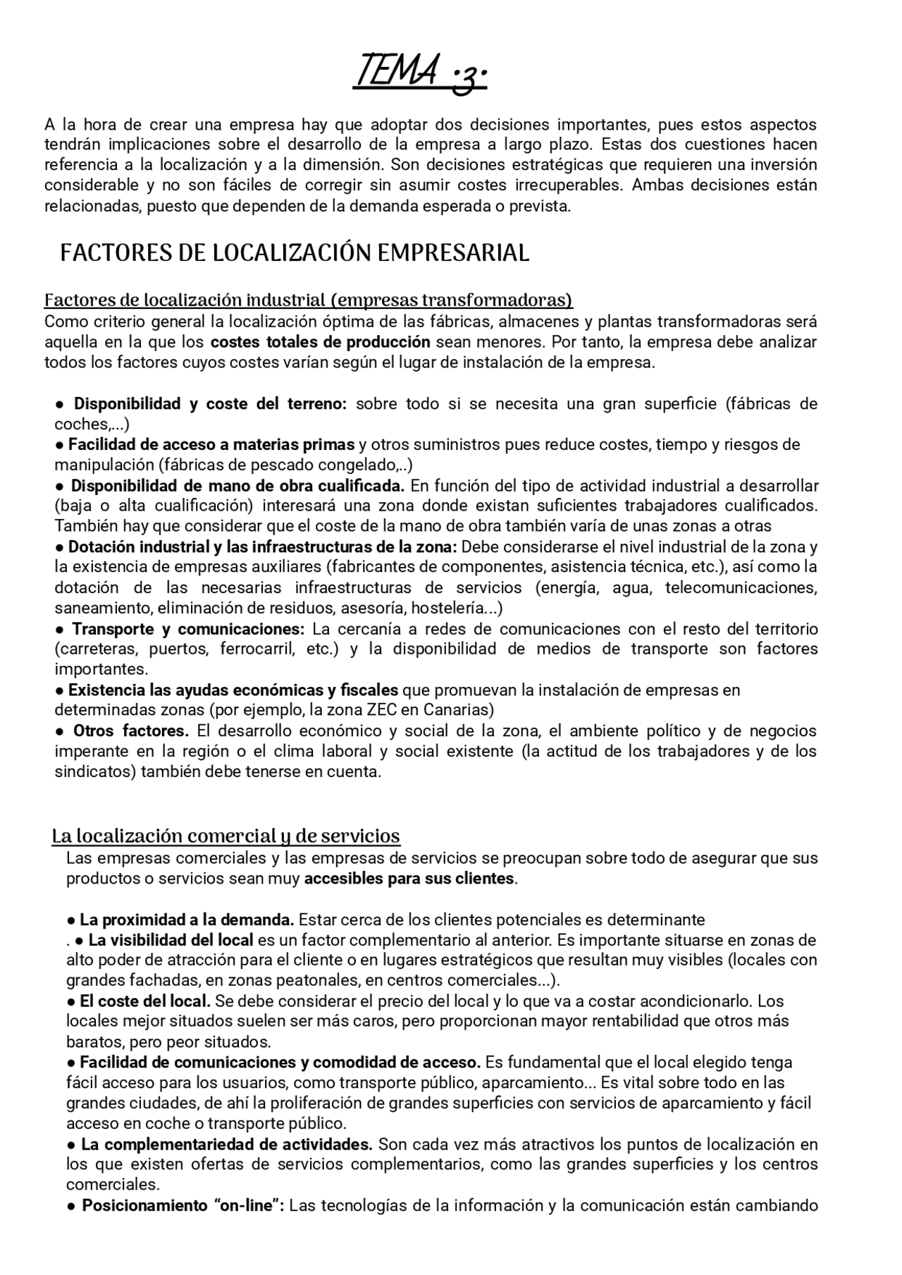 Apuntes Unidad 2 Economía 2 Bach Docsity