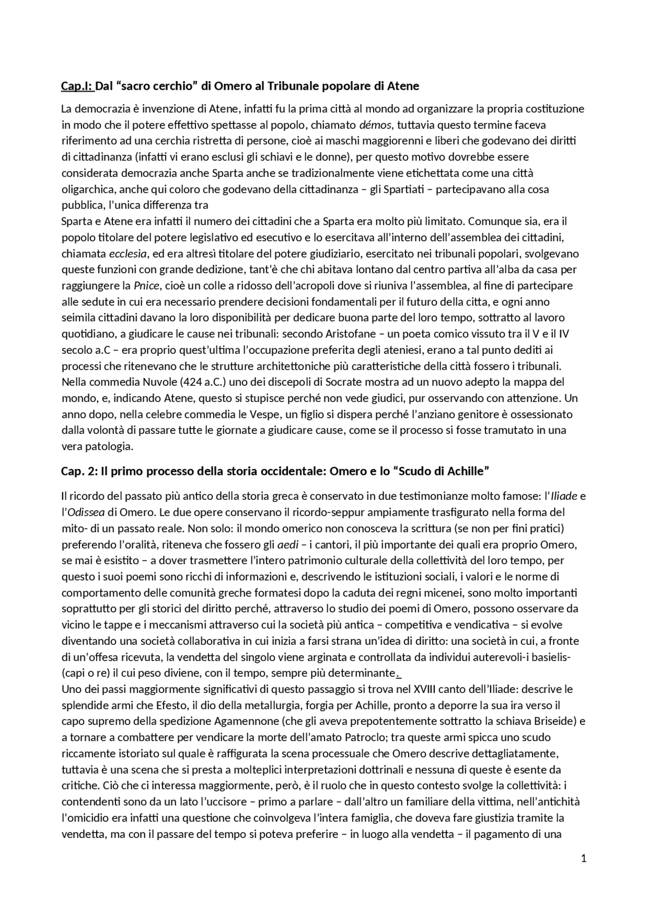 Riassunti Di Diritto Greco Docsity