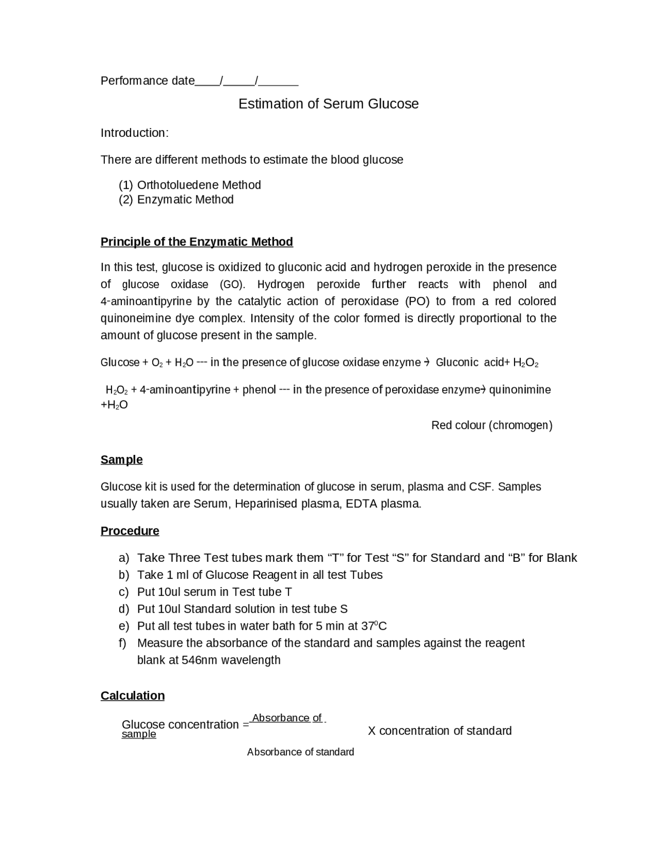 Glucose Estimation & Tolerance Test: Principles, Procedures, & Clinical ...