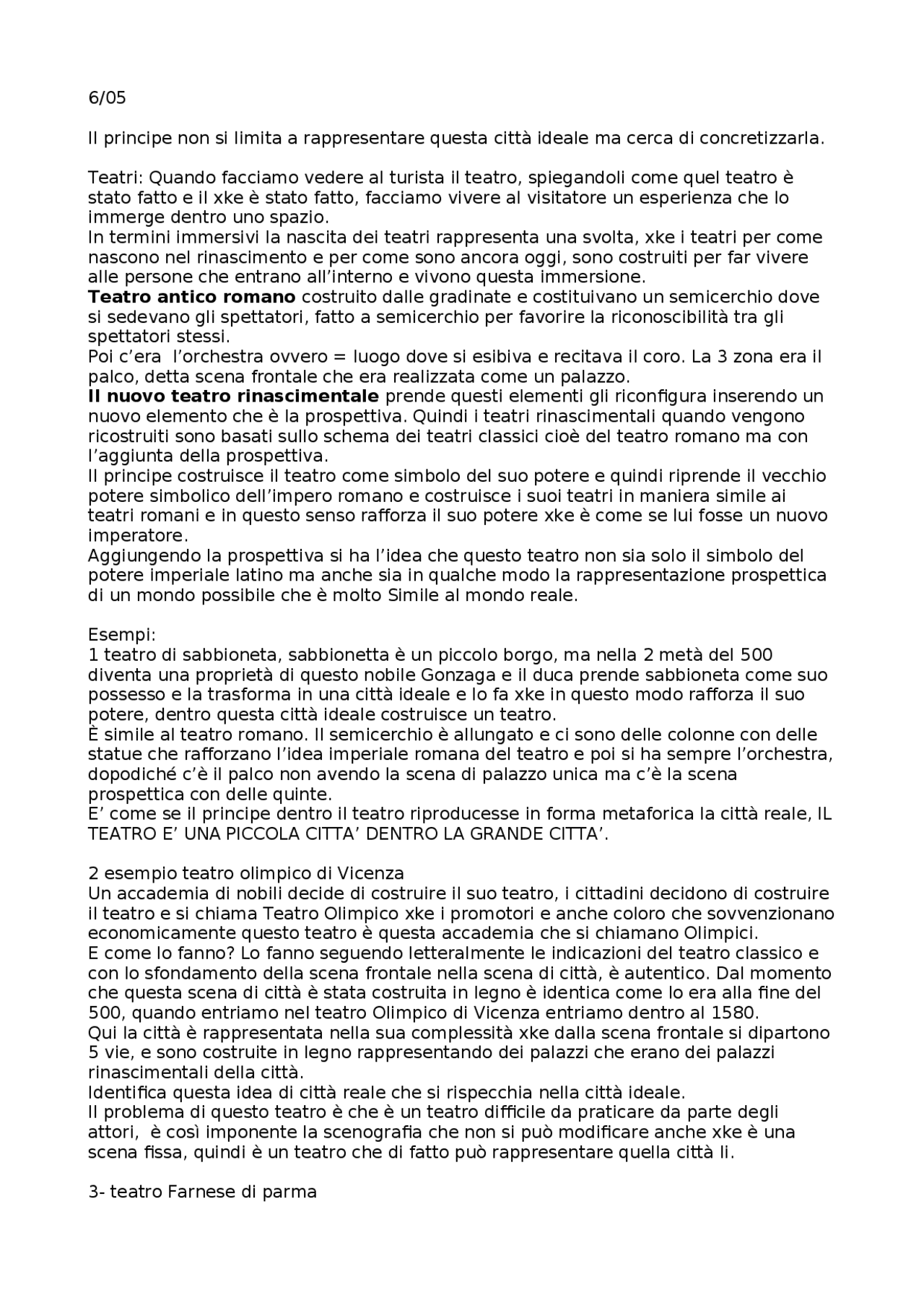 Arti Performative Università Docsity