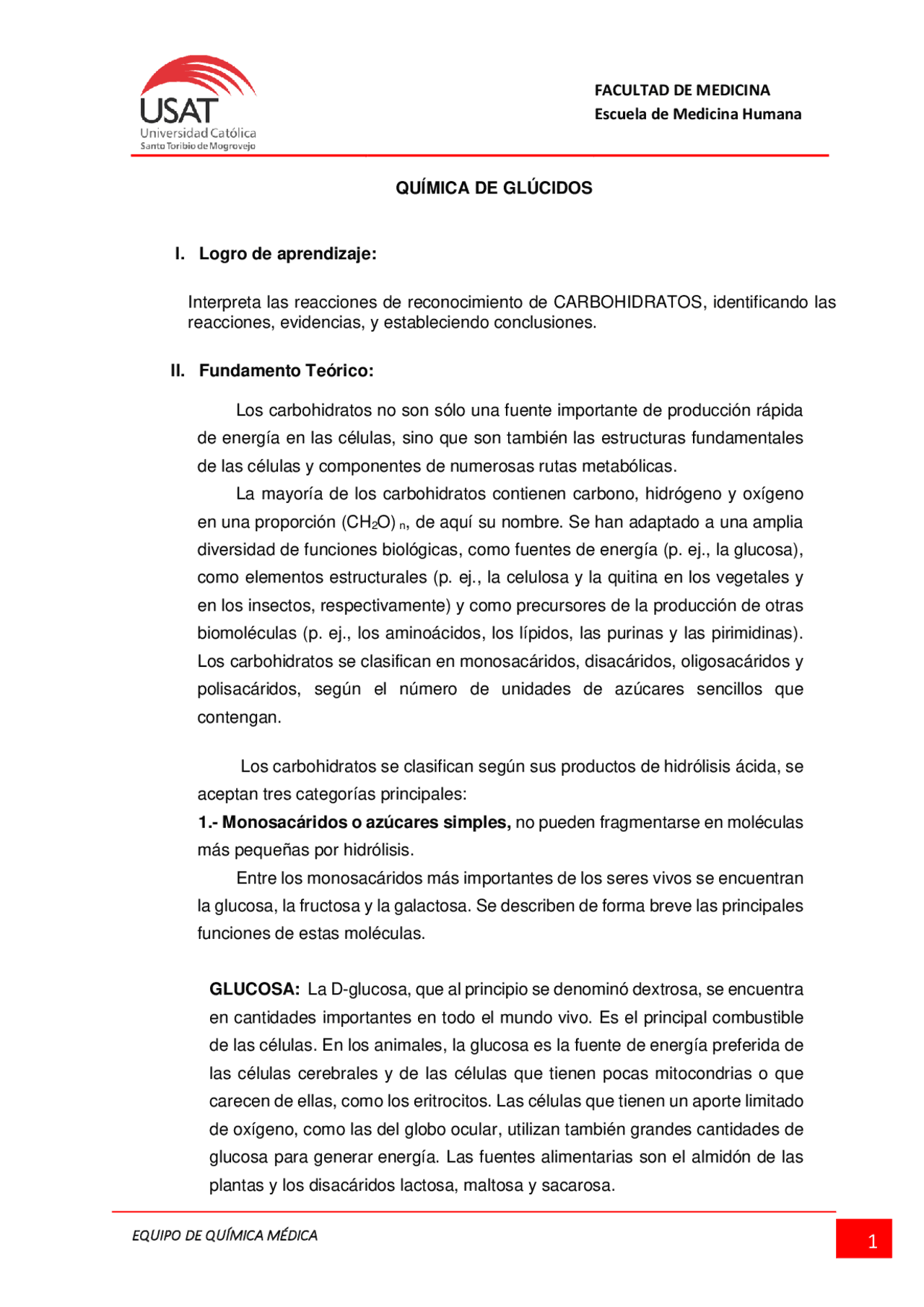 Carbohidratos De Quimica Docsity