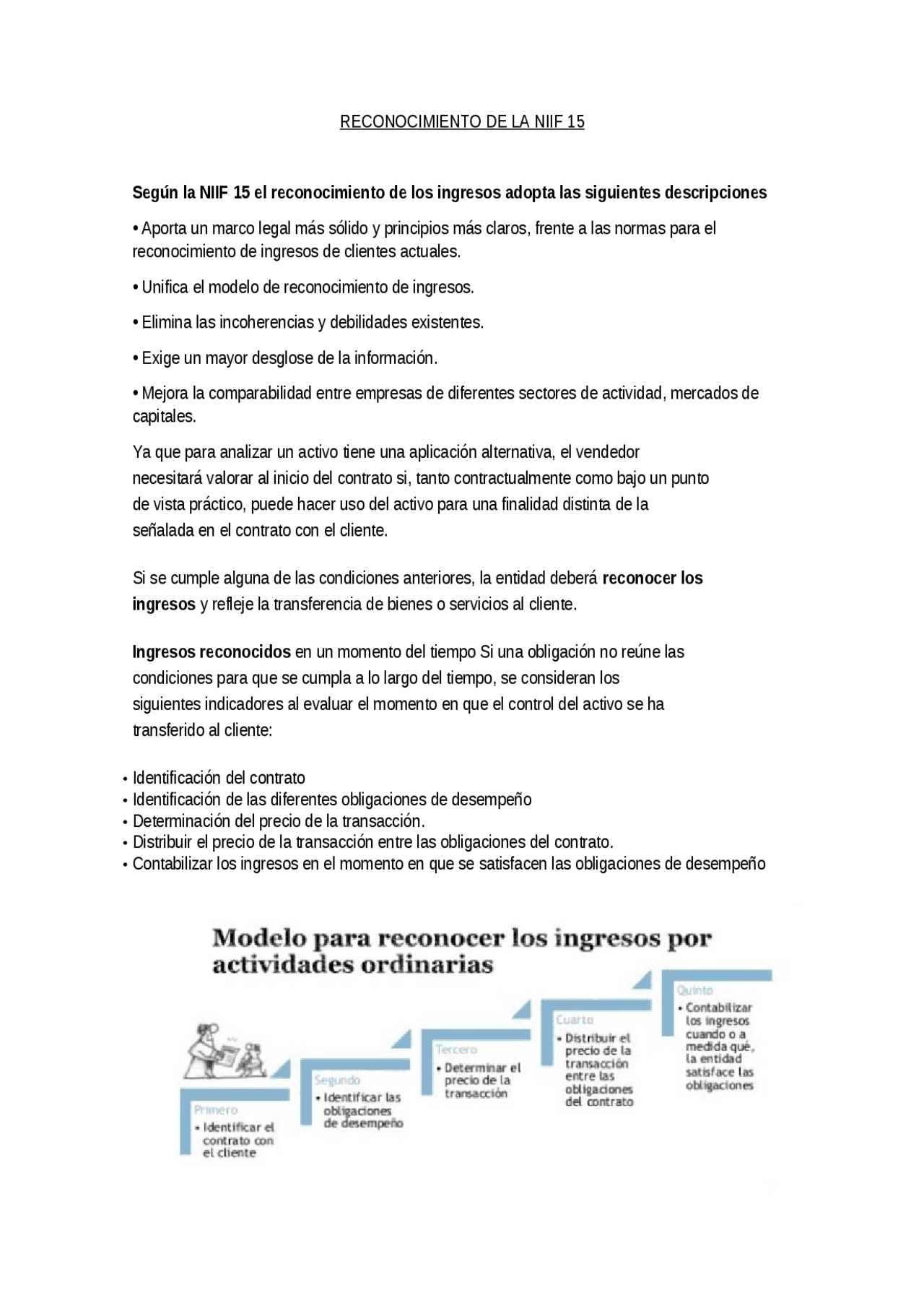 Reconocimiento de la nff 15 con la nc 18 - Docsity