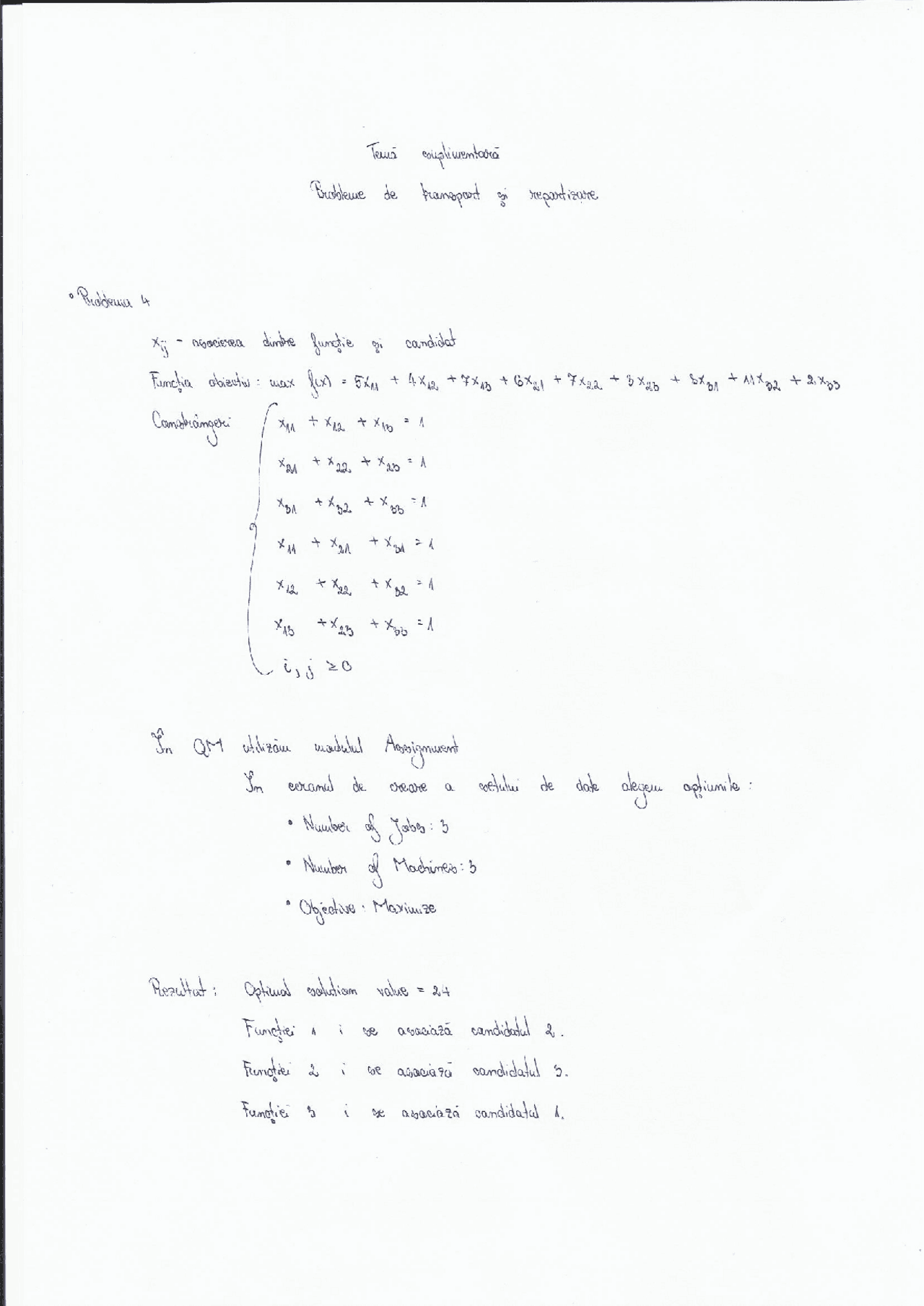 Operational Research And Economic Modeling Docsity