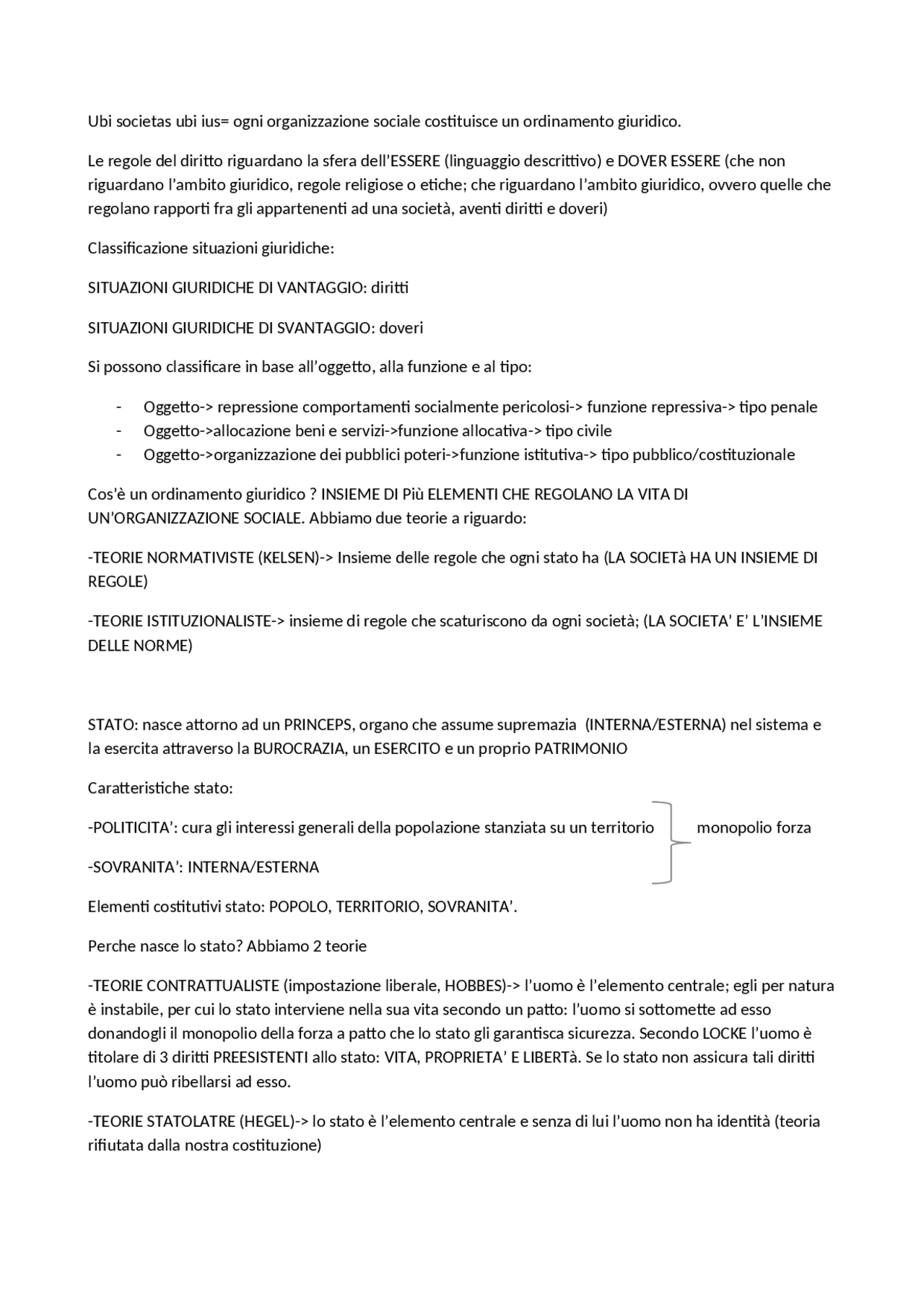 Riassunto Diritto Costituzionale Docsity