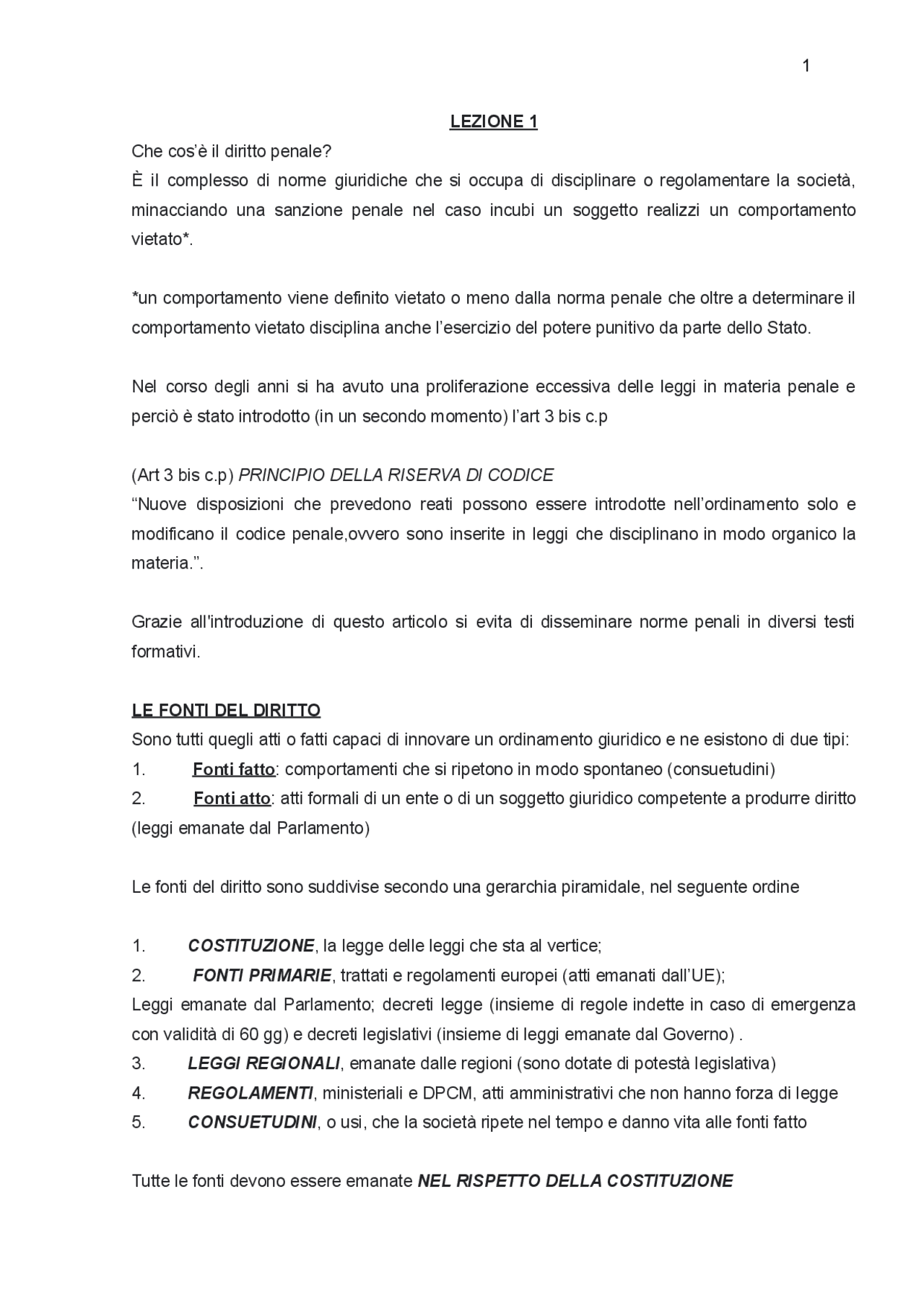 Appunti Diritto Penale Docsity