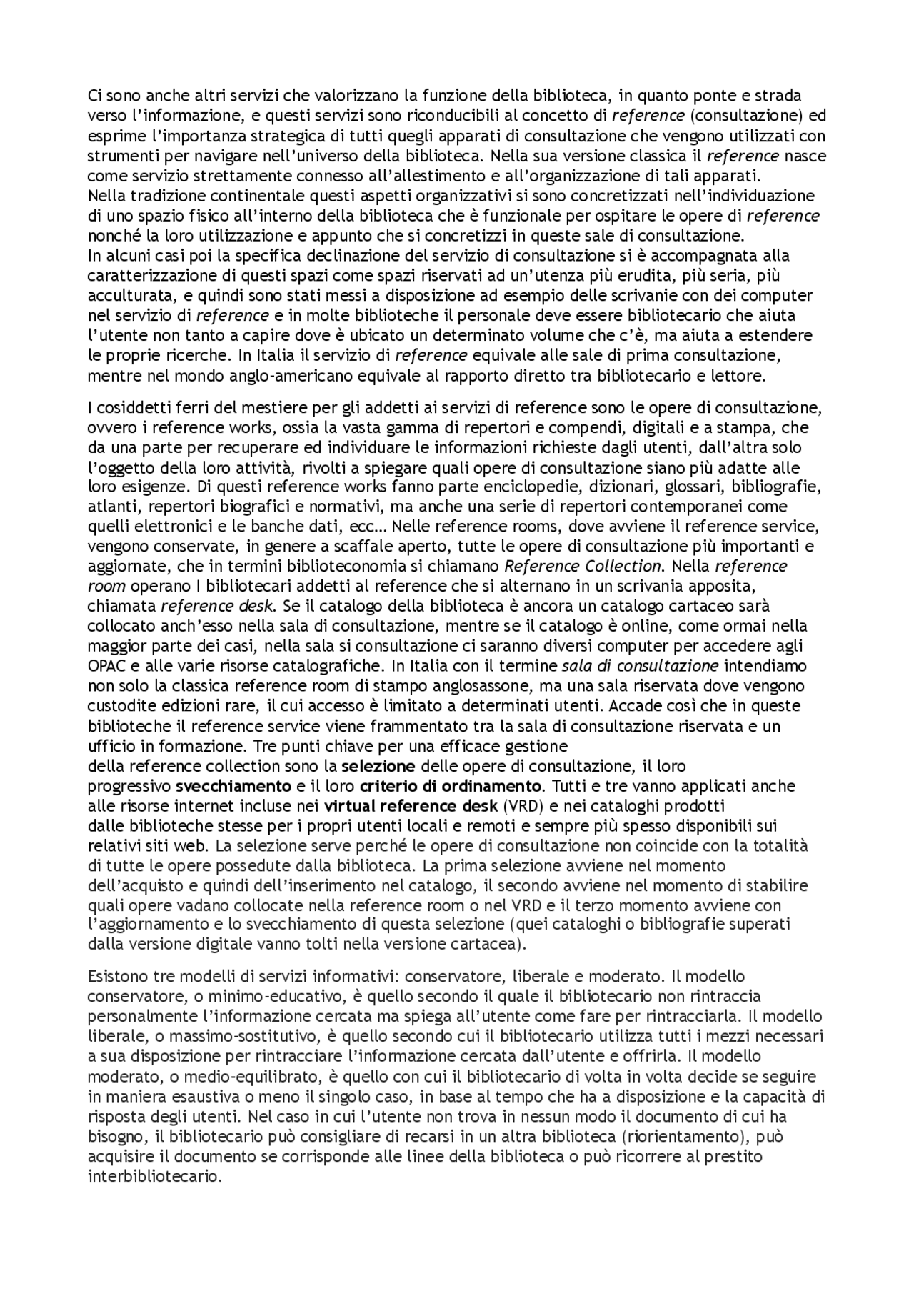 Concetto Di Reference Docsity