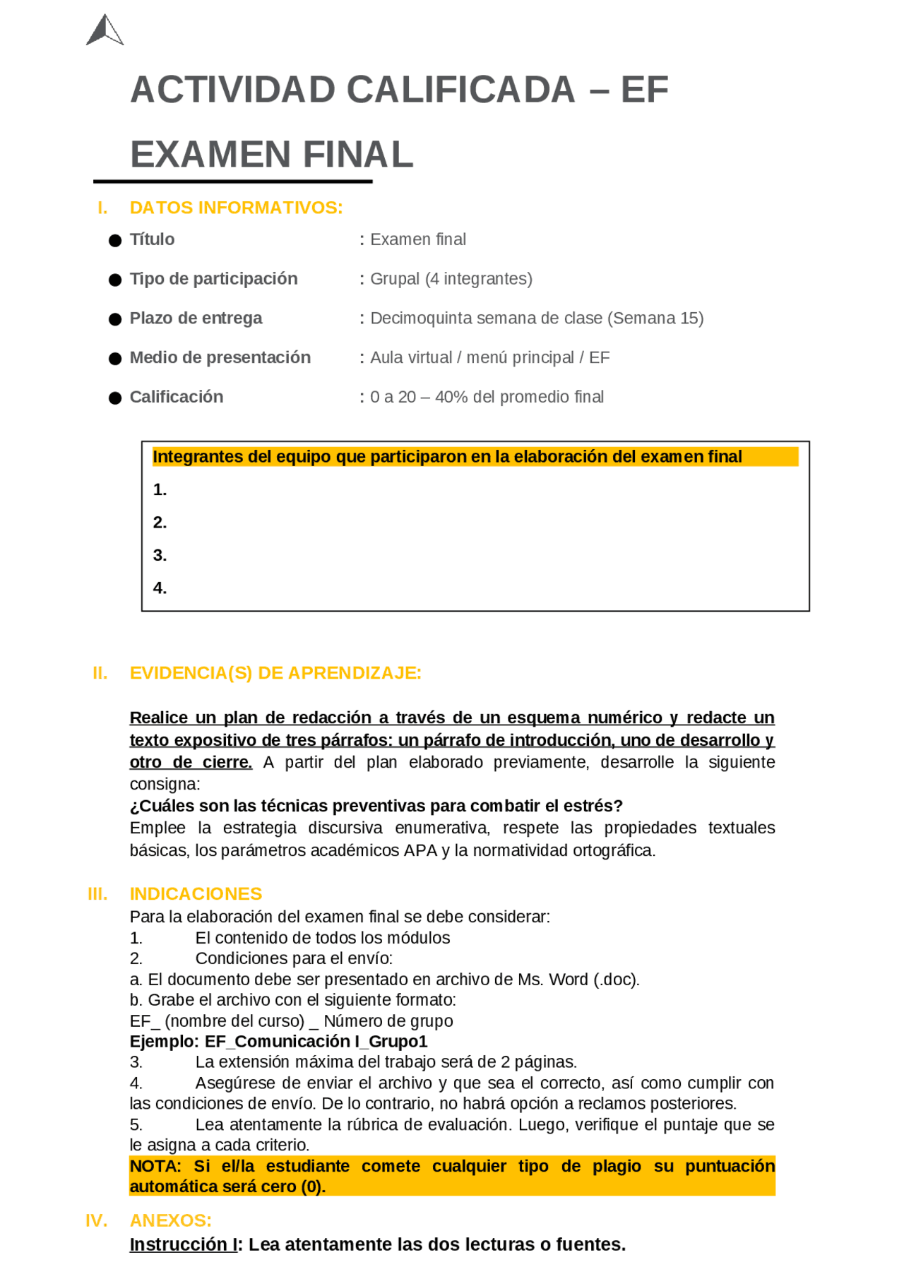 Comunicación 1 2021 Upn Docsity