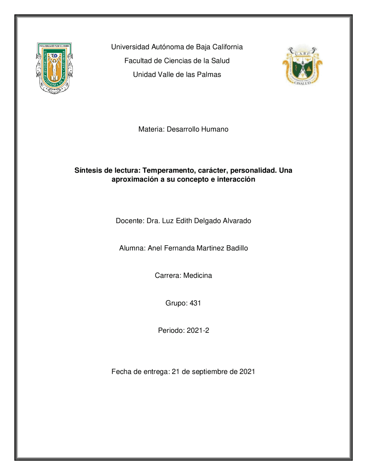 Ensayo De Desarrollo Humano Docsity