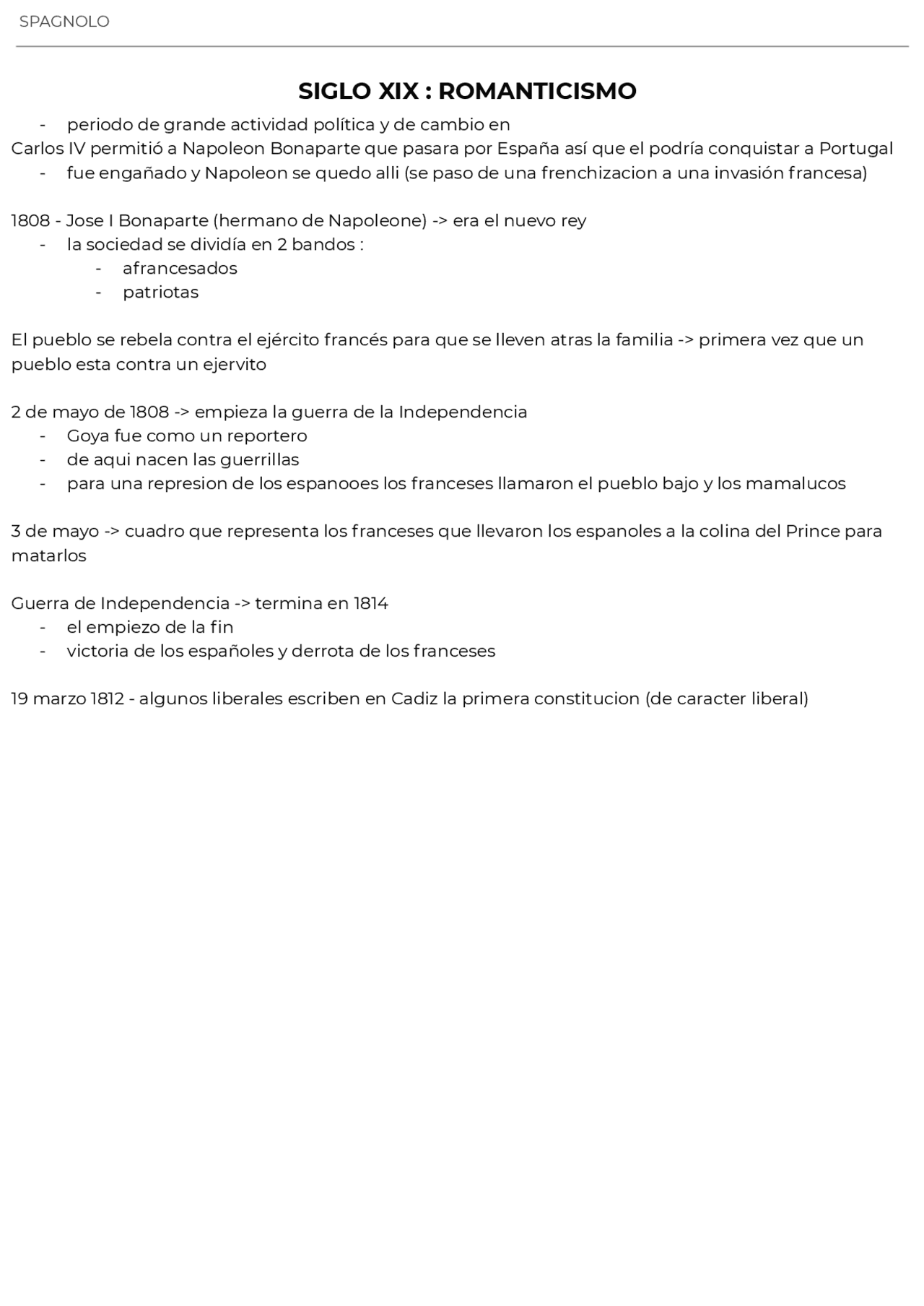 Appunti Programma Maturità Docsity