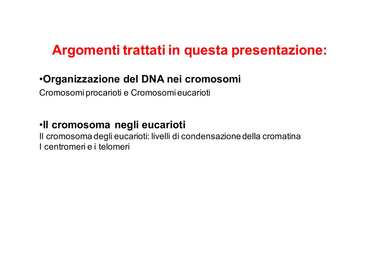 Genetica Slide Appunti Docsity