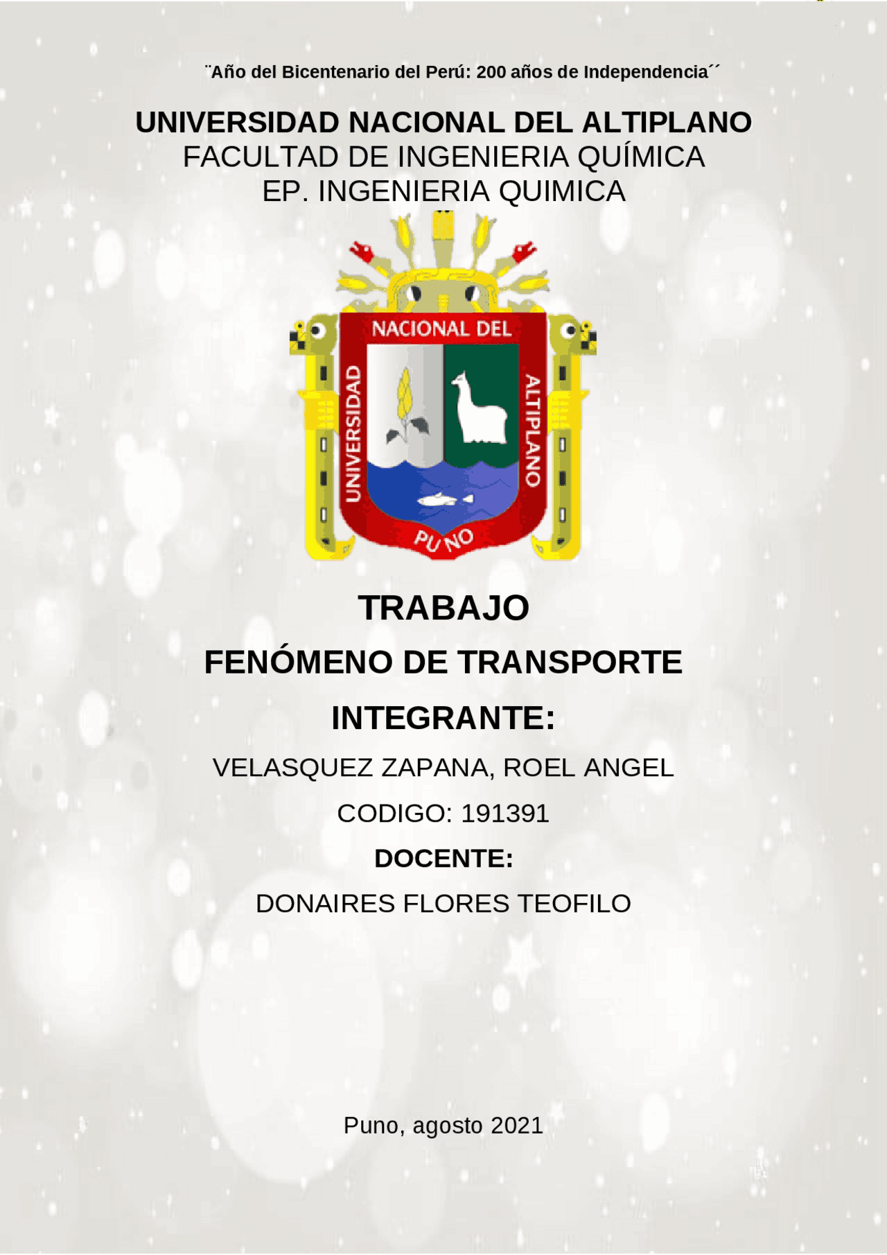 Ejercicios De Fenomenos De Transporte Docsity