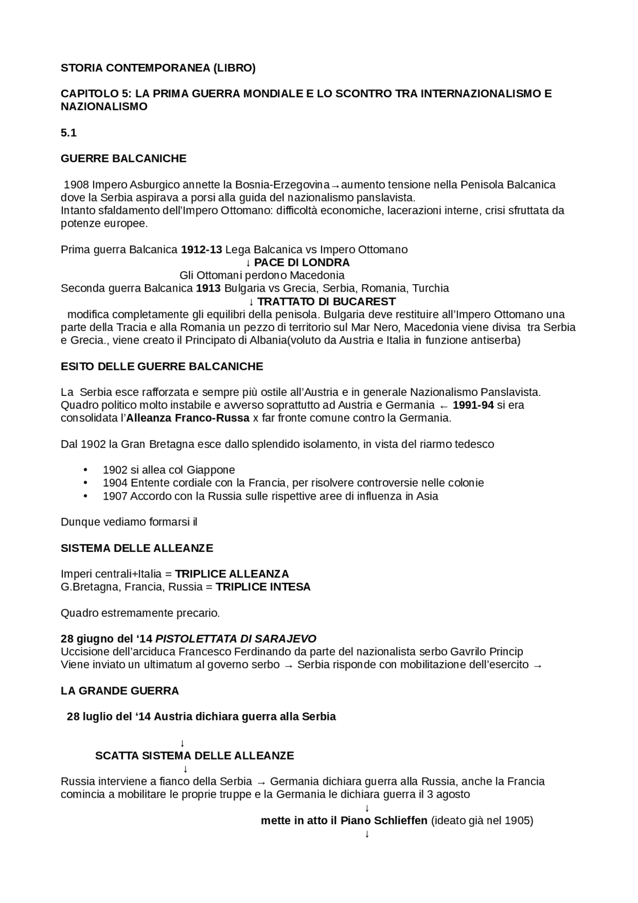 Riassunto Del Capitolo V Docsity