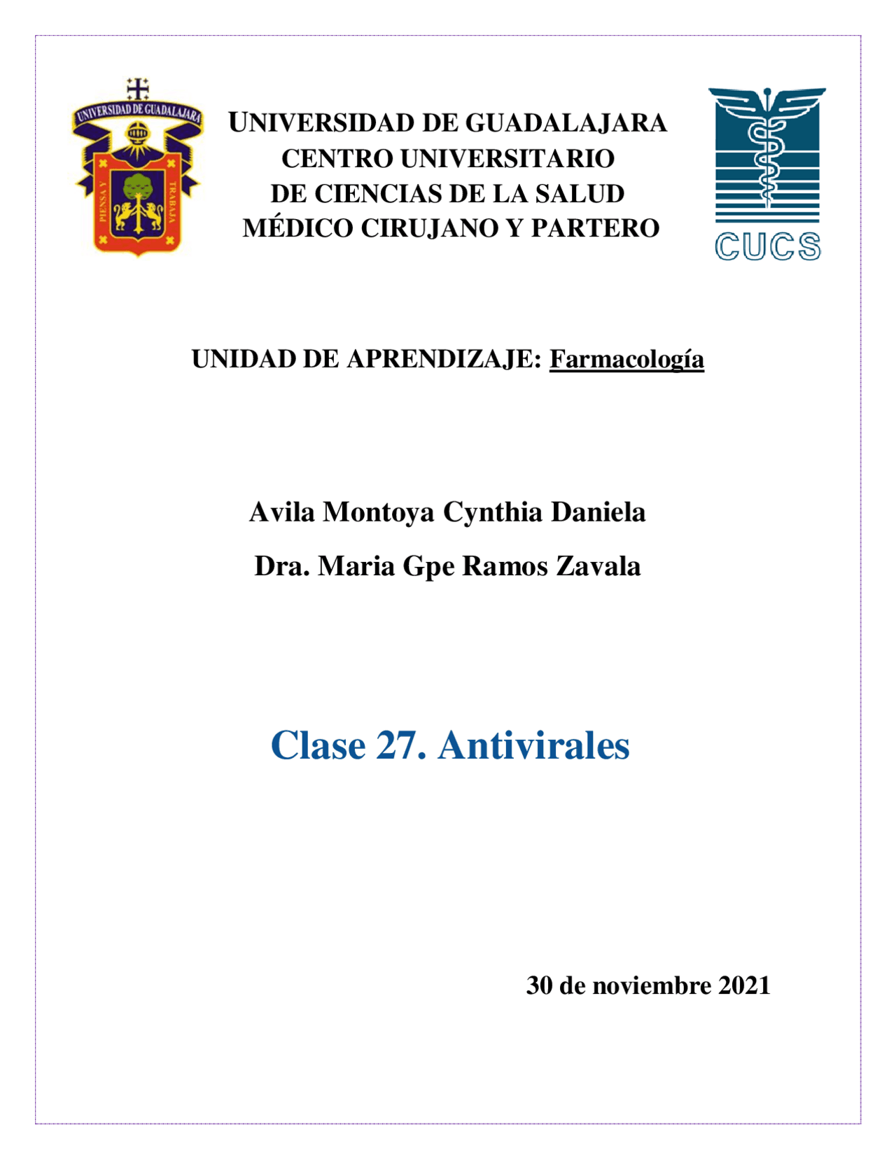 Farmacos Antivirales Docsity