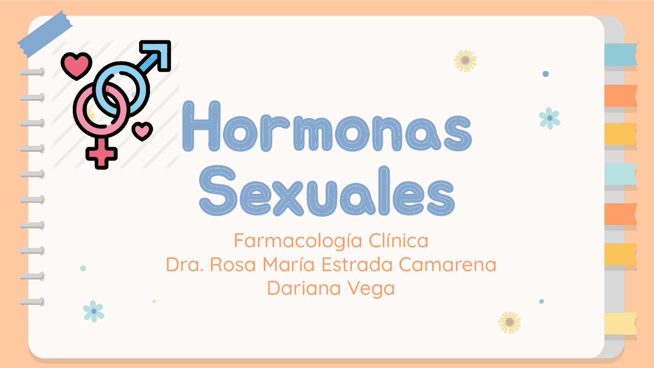 Hormonas Sexuales FarmacologÍa ClÍnica Docsity