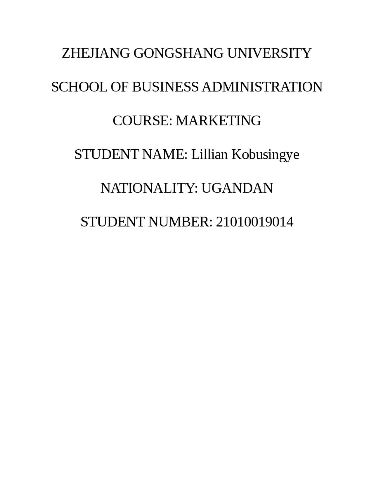 Marketing Quality To Customers Docsity