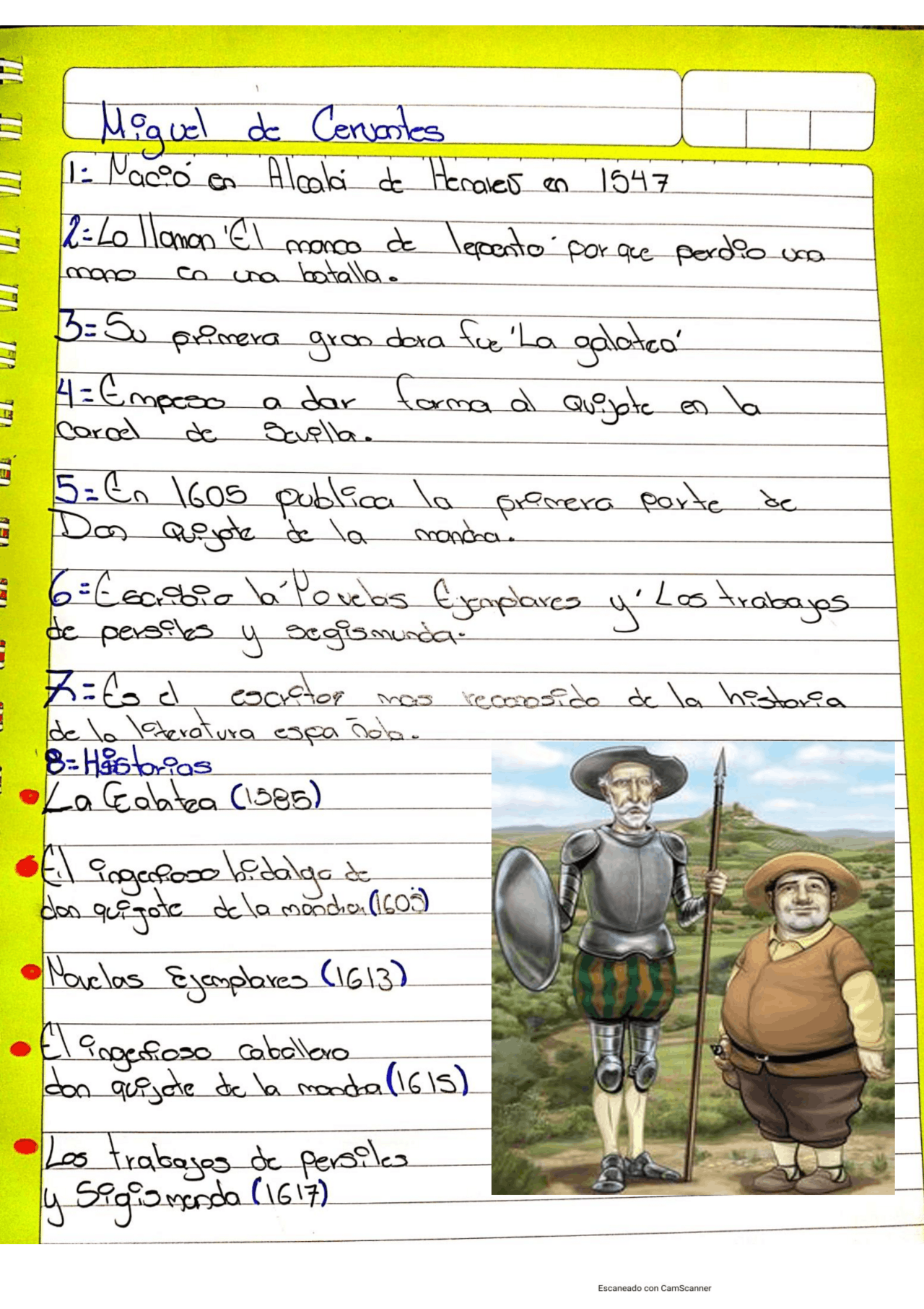 Don quijote de la mancha los molinos - Docsity