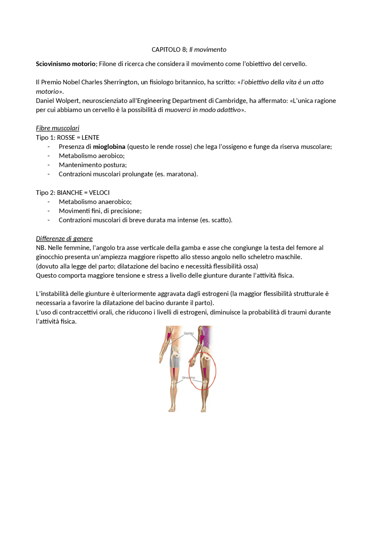 Il movimento, capitolo 8 - Docsity