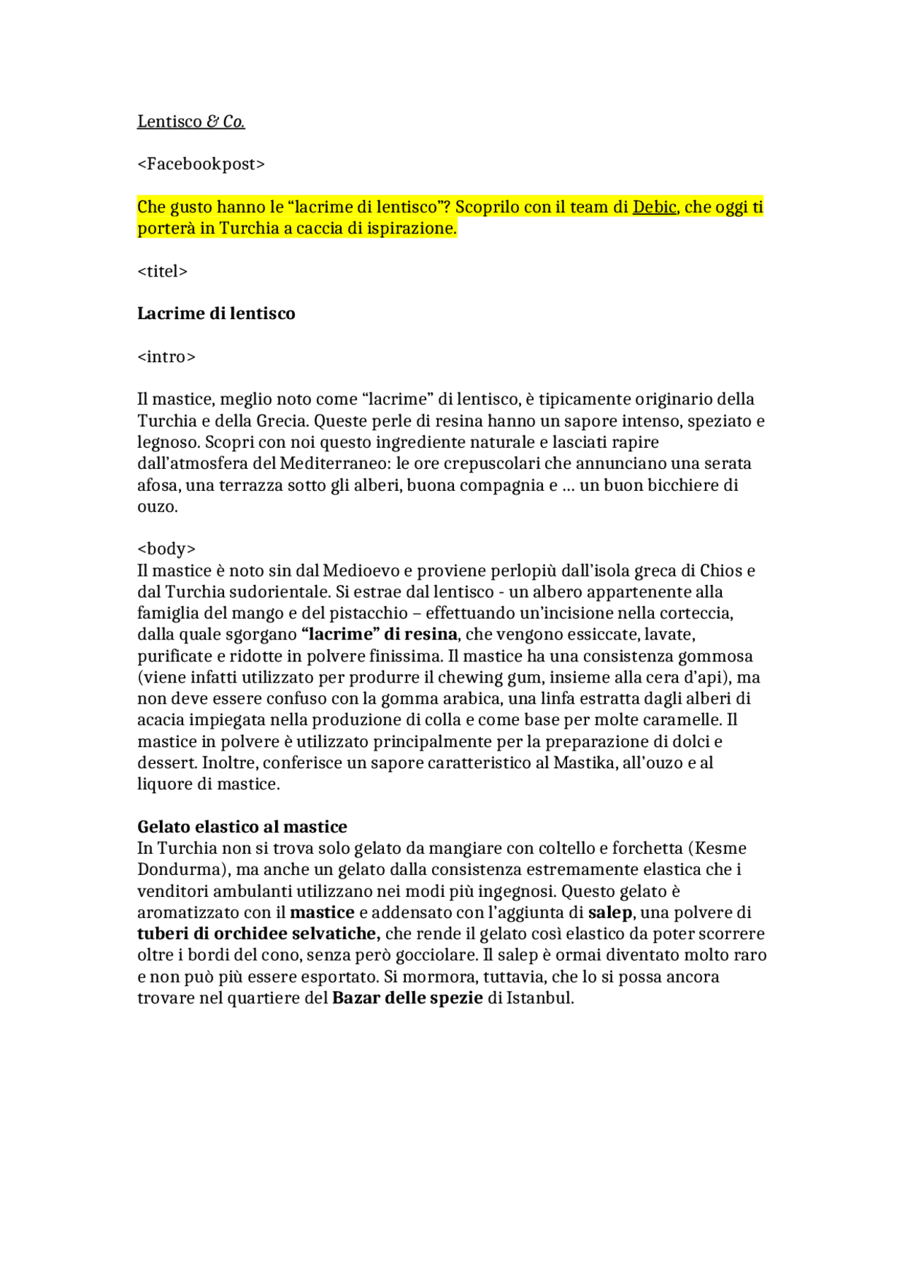 Cucina E Dolci E Ottime Cose Docsity